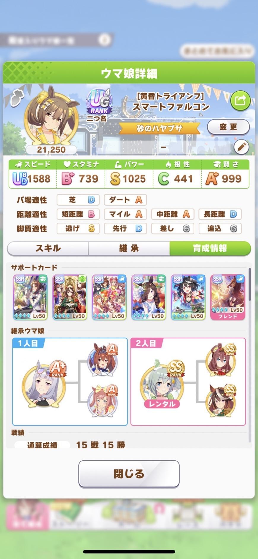 【心得】玉座沒有輸!!沒速子B95速智流 UG7大井杯賽馬養成 @賽馬娘Pretty Derby 哈啦板 - 巴哈姆特