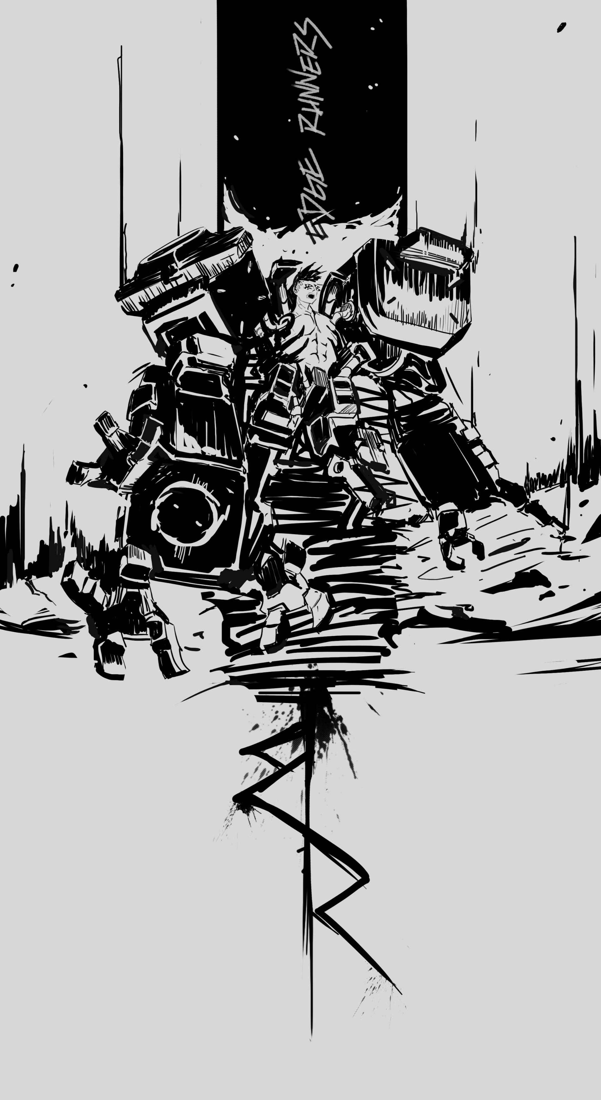 【繪圖】Lucy + Rebecca + David CyberSkeleton @電馭叛客 2077 哈啦板 - 巴哈姆特