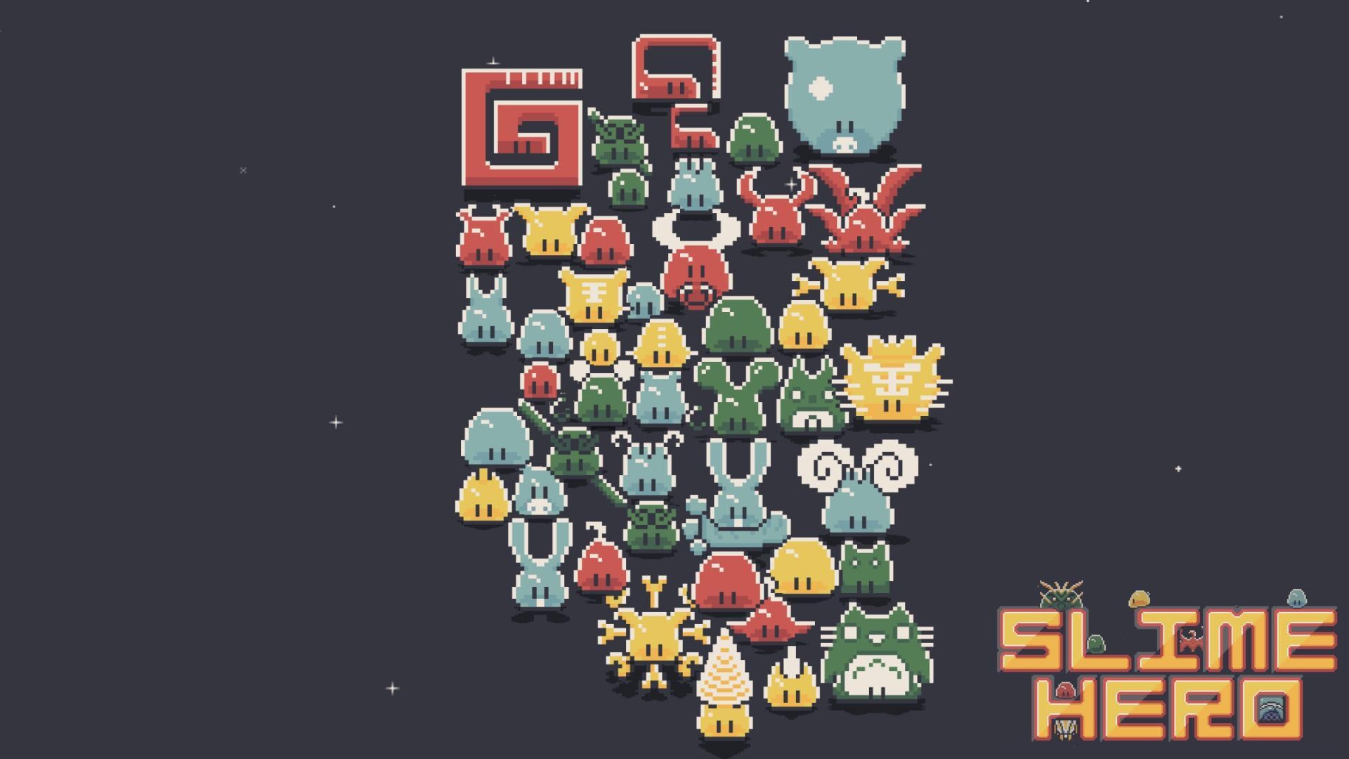 自製獨立遊戲，像素風收集彈幕遊戲《Slime Hero》正式上架steam！ - justlgamer的創作 - 巴哈姆特
