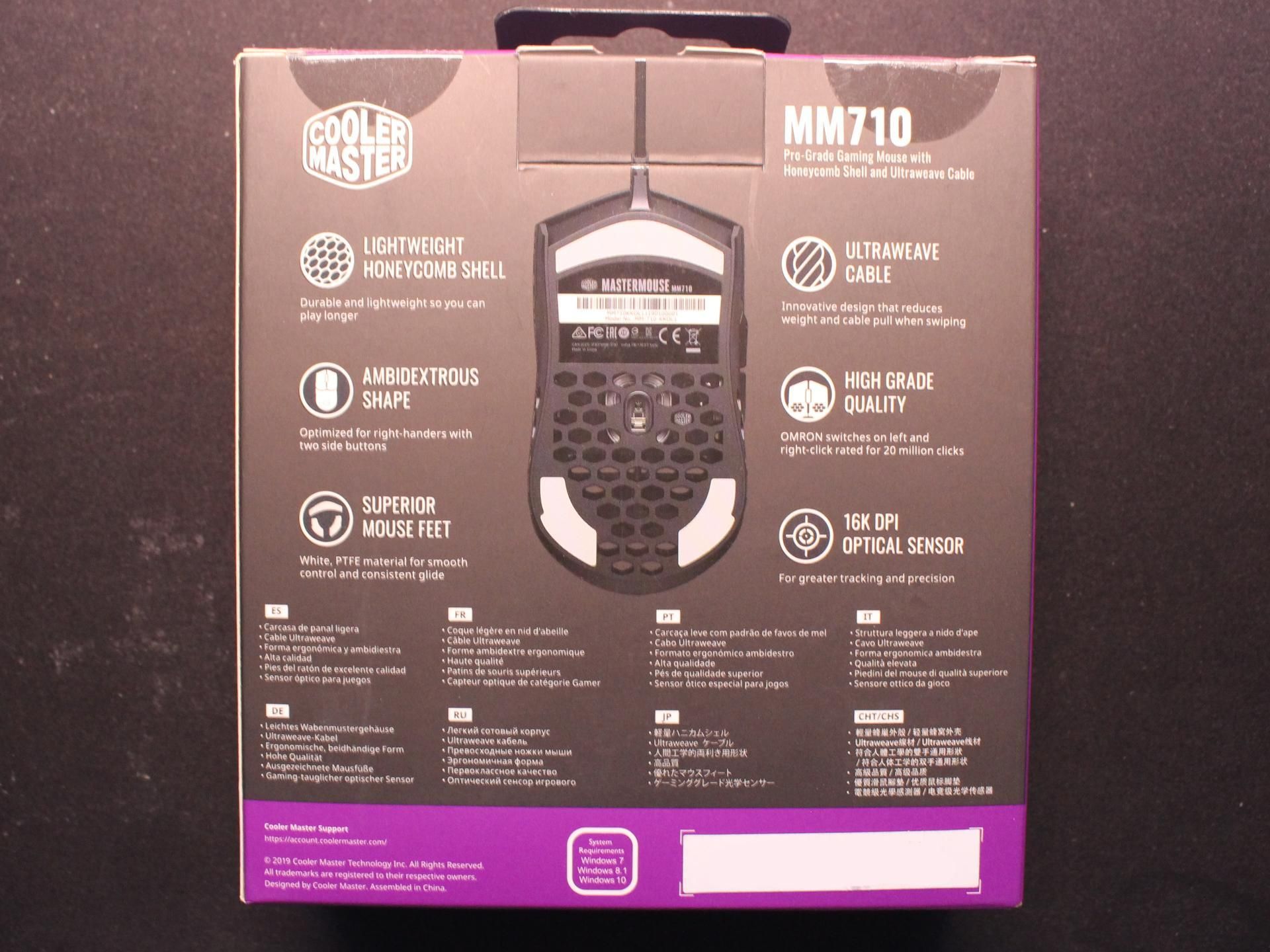 【心得】洞起來~~輕量化有線滑鼠 CoolerMaster MM710 不專業小白極簡開箱 @電腦應用綜合討論 哈啦板 - 巴哈姆特