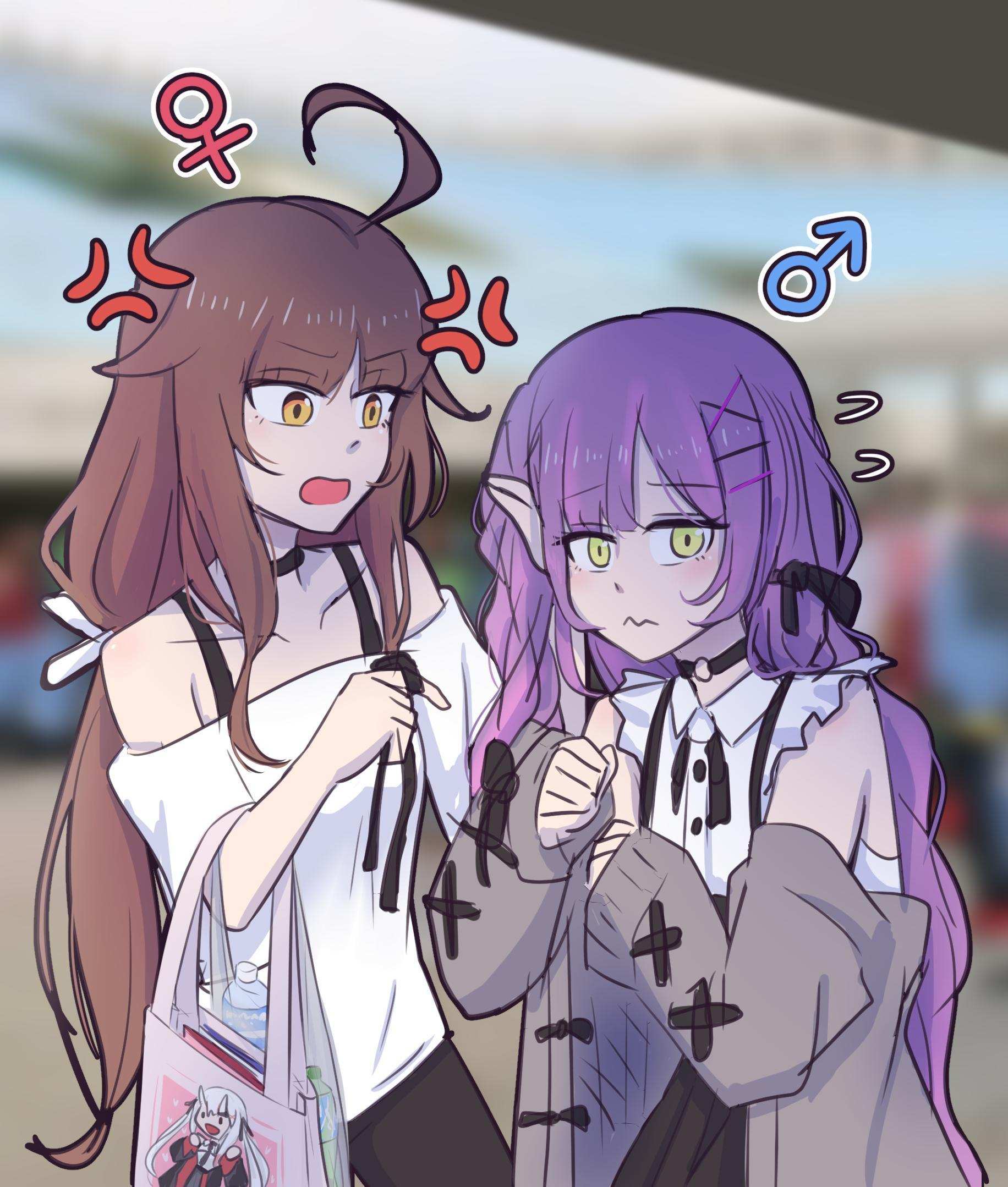 芭芭拉與矣凜( 'ω') - mark0990098的創作 - 巴哈姆特