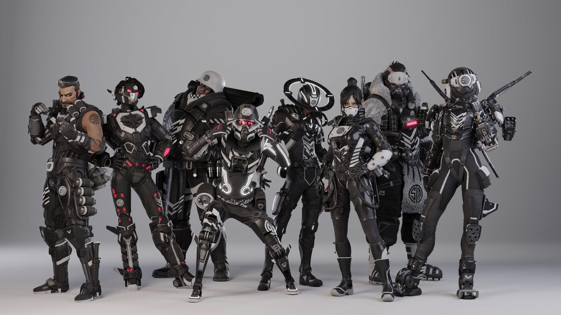 【情報】TSM 官方設計隊伍造型 @APEX 英雄 哈啦板 - 巴哈姆特