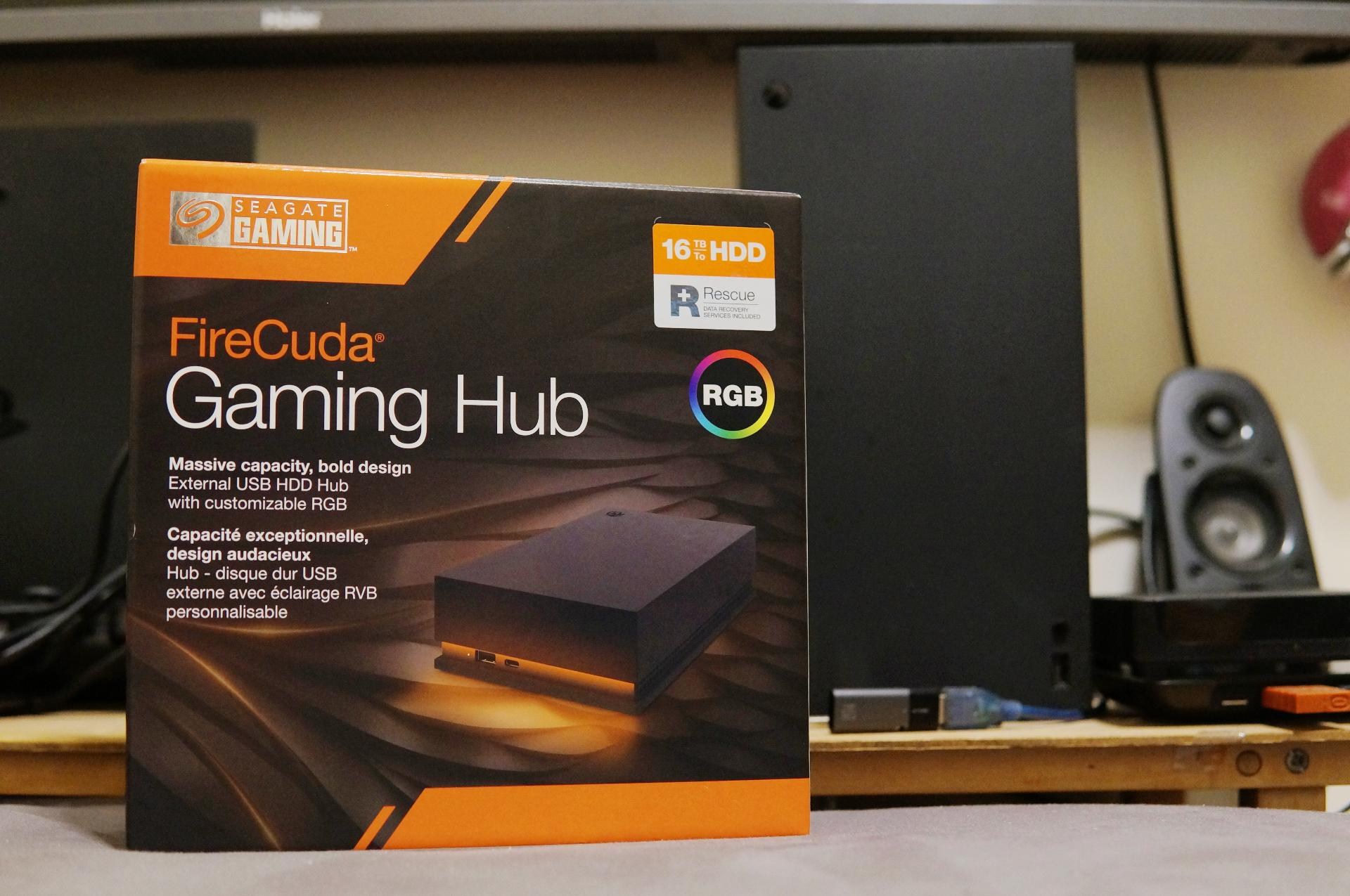 【心得】開箱 FireCuda Gaming Hub RGB 電競硬碟 @電腦應用綜合討論 哈啦板 - 巴哈姆特