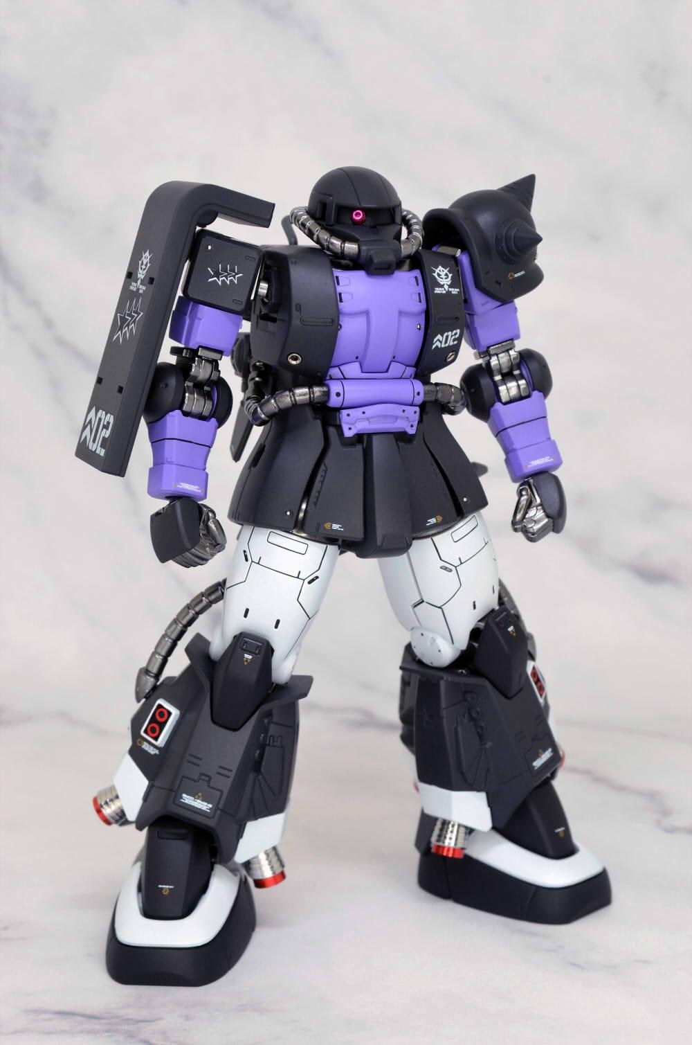 【作品分享】MS-06R-1A Zaku II High Mobility Type 三連星 @鋼彈 哈啦板 - 巴哈姆特