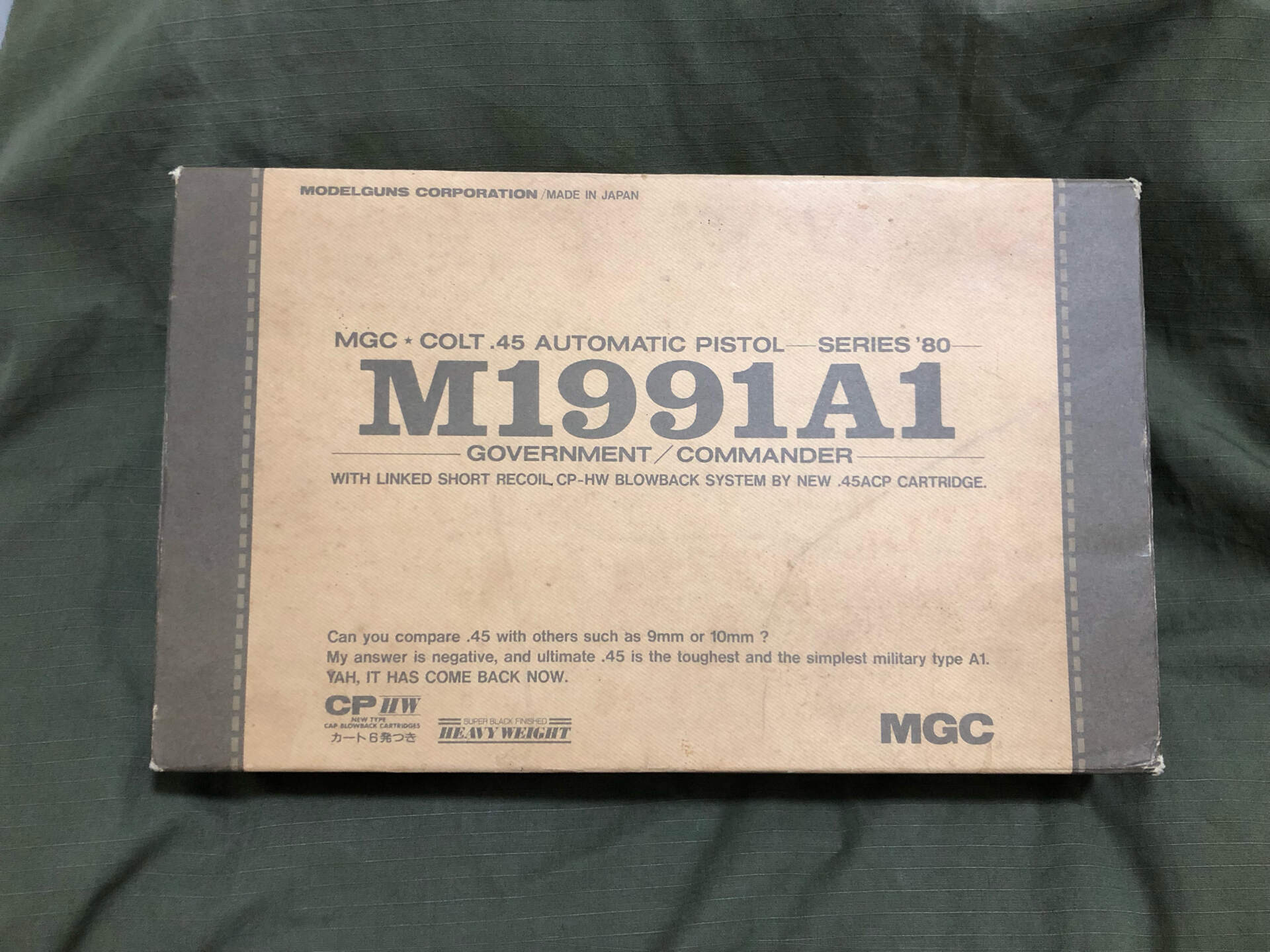 【心得】老槍MGC製品 COLT M1991 A1 series 80 コルトガバメント HW タイトー。簡易開箱心得介紹 @野戰 (生存 ...