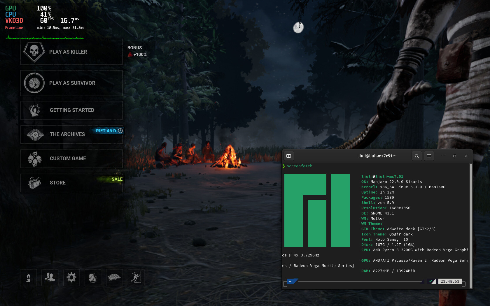 【攻略】linux作業系統遊玩方法 @Dead by Daylight（黎明死線） 哈啦板 - 巴哈姆特