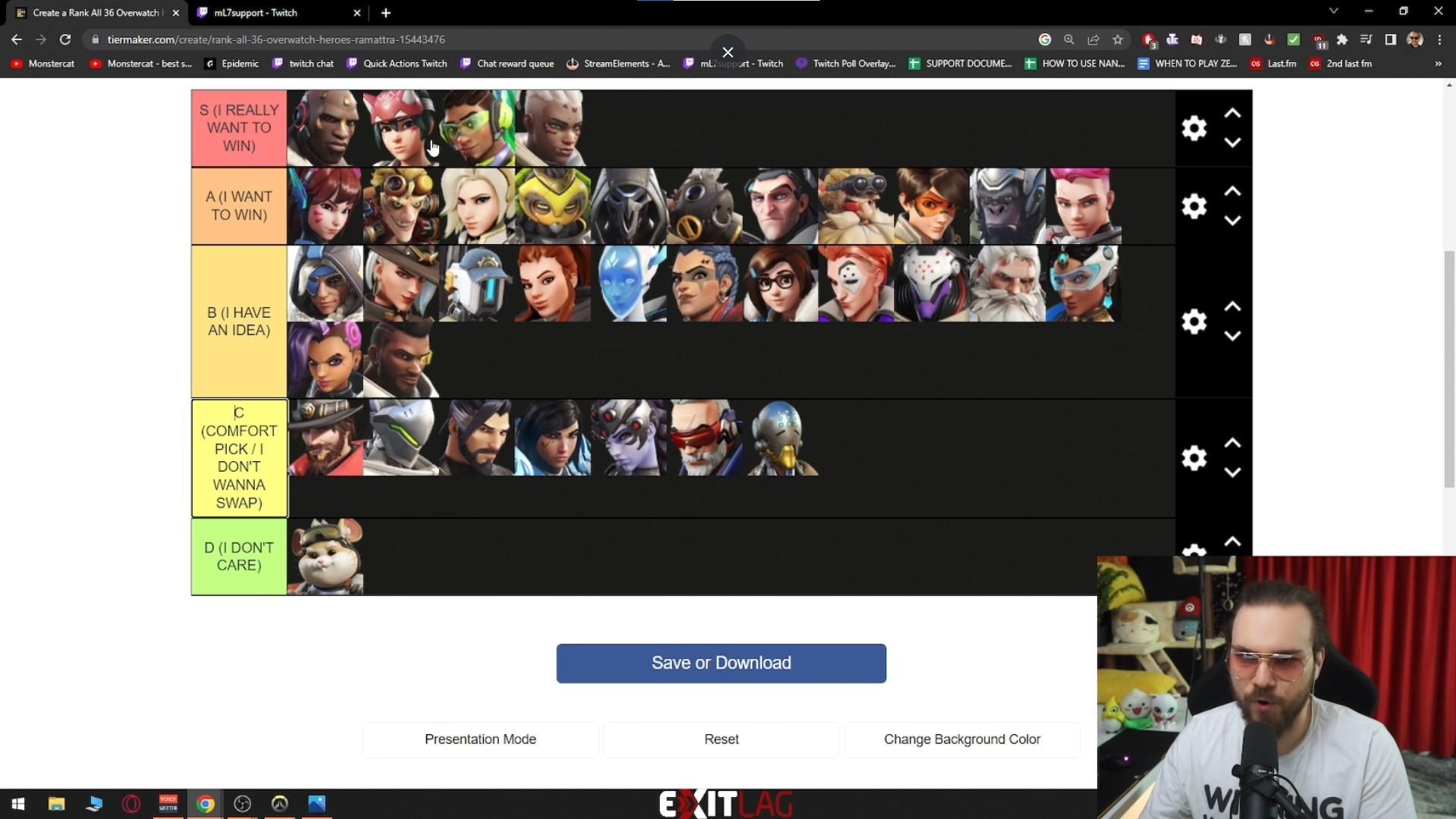 【討論】ML7在直播中列出了S2目前他認為的Tier @鬥陣特攻 哈啦板 - 巴哈姆特