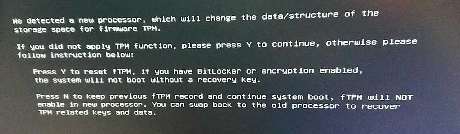 【問題】AMD CPU 更換之後出現 ftpm 的問題 (解決：是RAID設定有誤) @電腦應用綜合討論 哈啦板 - 巴哈姆特