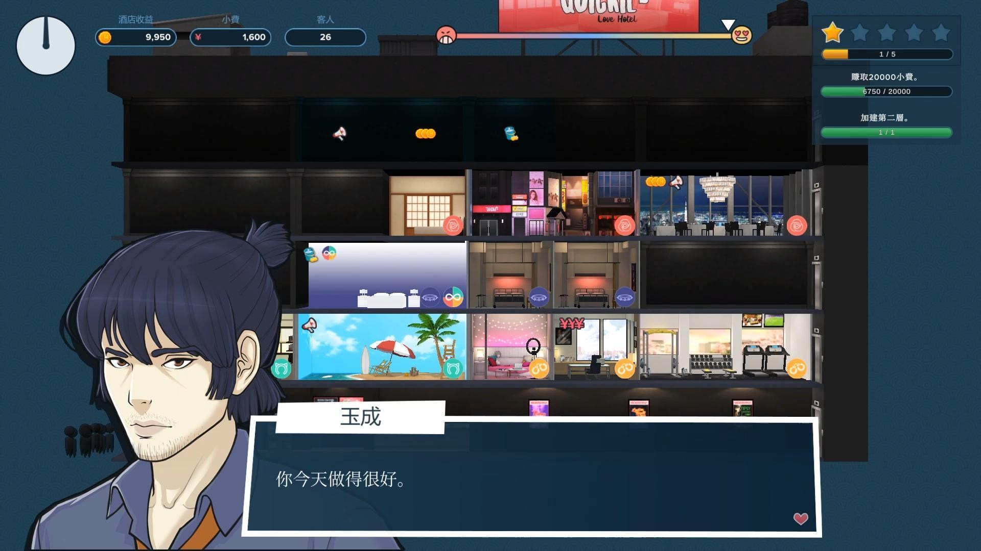 【心得】模擬經營 H-Game 《Quickie: A Love Hotel Story 快捷: 情趣酒店的故事》小黃遊介紹 @Steam 綜合討論板 哈啦板 - 巴哈姆特