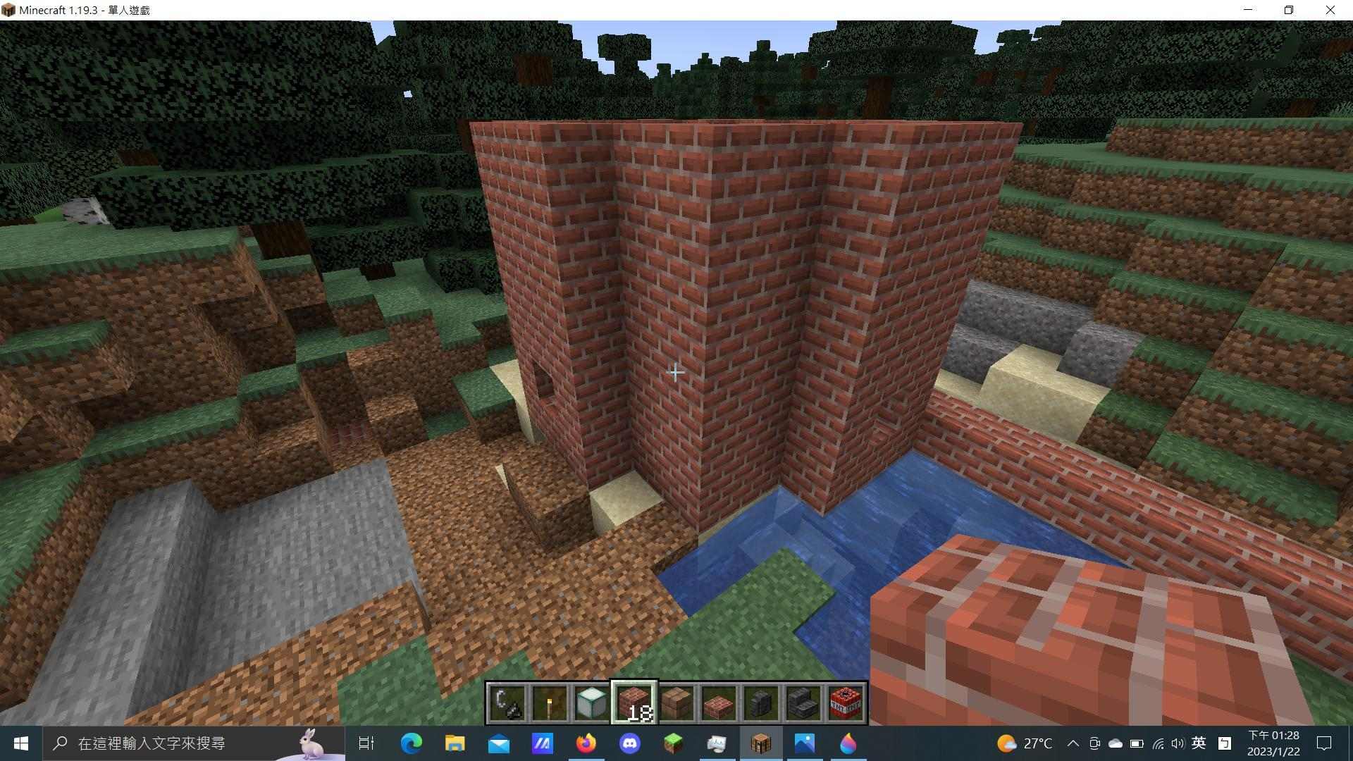 就蠻突然的，我買了minecraft然後決定要來蓋蓋蓋。(歐式1-3) - hunehanglee的創作 - 巴哈姆特