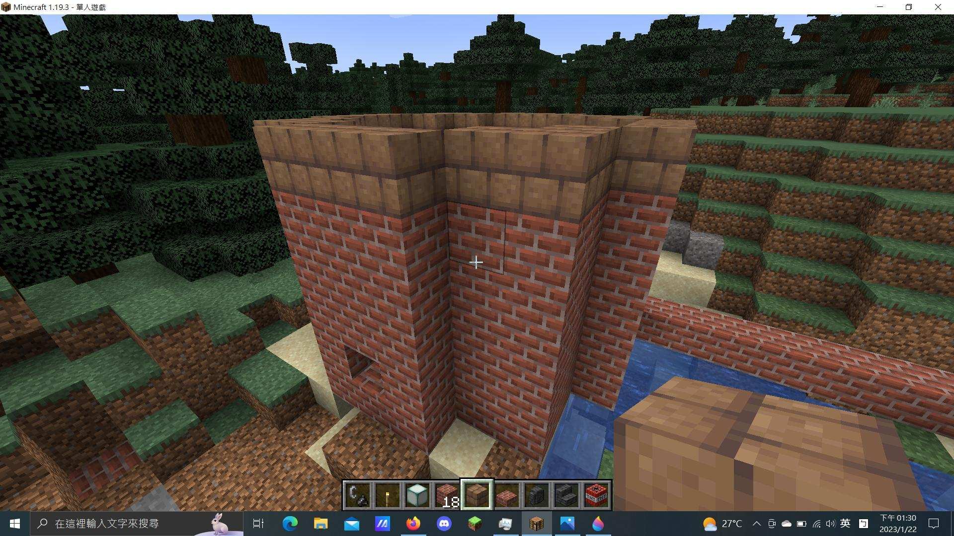 就蠻突然的，我買了minecraft然後決定要來蓋蓋蓋。(歐式1-3) - hunehanglee的創作 - 巴哈姆特