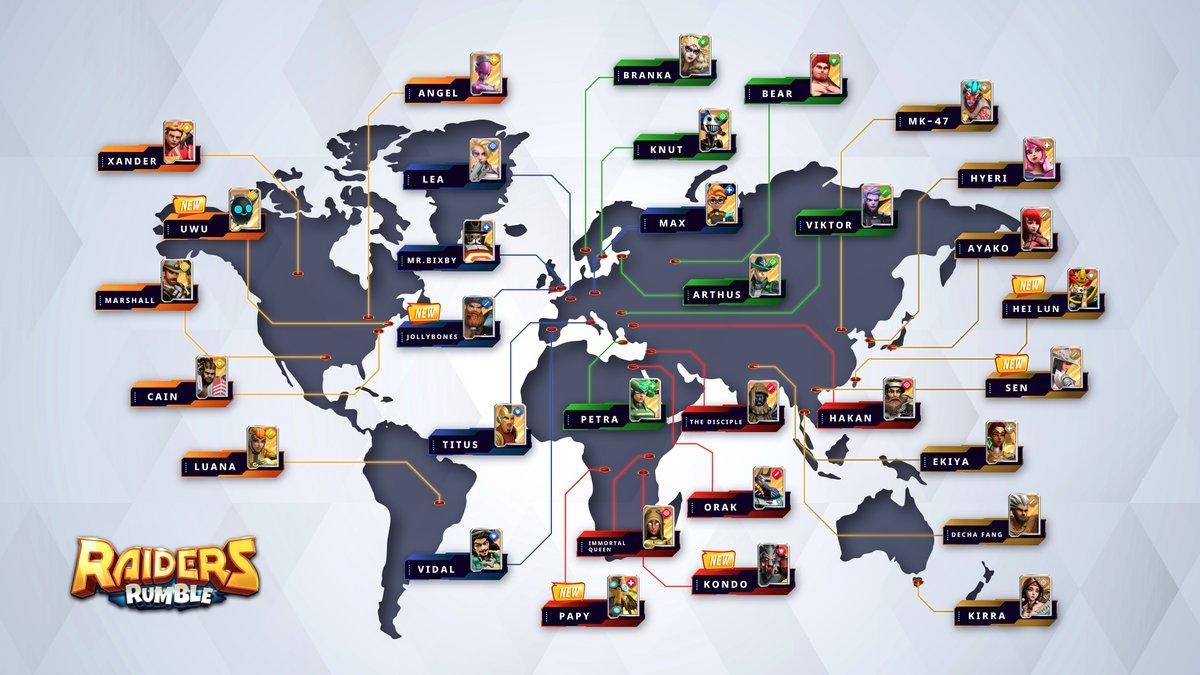 【情報】英雄地圖 @Raiders Rumble 哈啦板 - 巴哈姆特