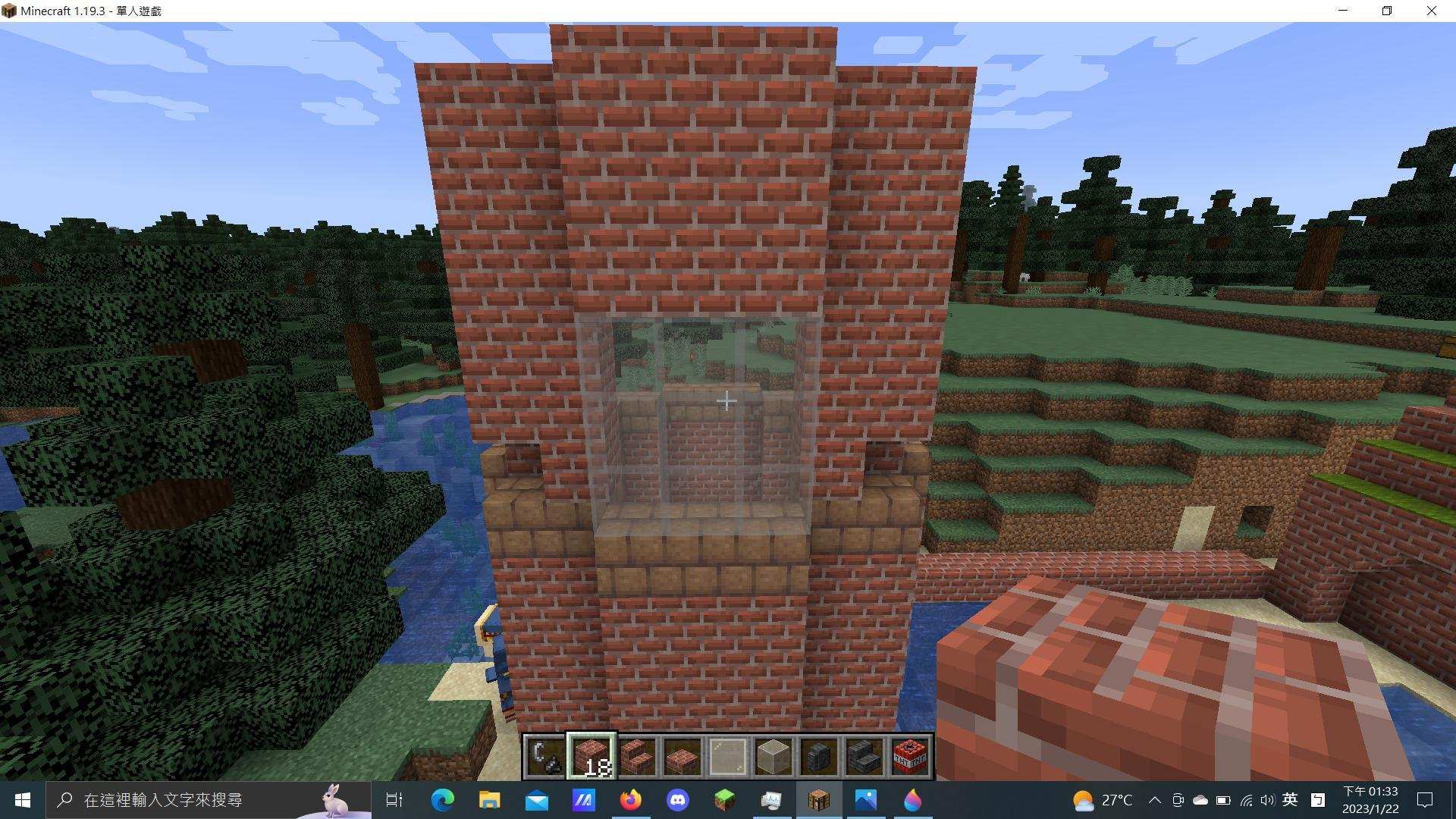 就蠻突然的，我買了minecraft然後決定要來蓋蓋蓋。(歐式1-3) - hunehanglee的創作 - 巴哈姆特