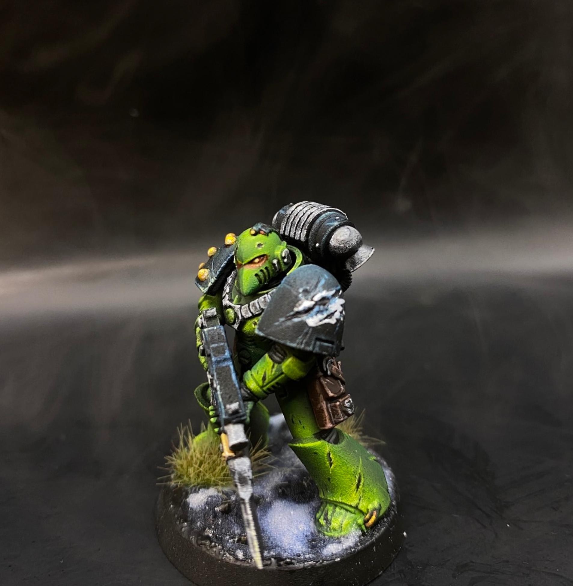 【戰棋作品-W40K】火蜥蜴 MK6 微戰損 @戰鎚：40K 系列（Warhammer:40000） 精華區 - 巴哈姆特