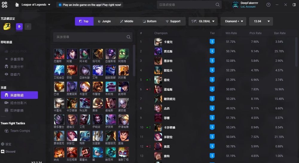 【攻略】[OP.GG desktop] 自動配置符文 道具組合 最適合新手的入門工具 2/25更新更多功能介紹 @英雄聯盟 League of ...