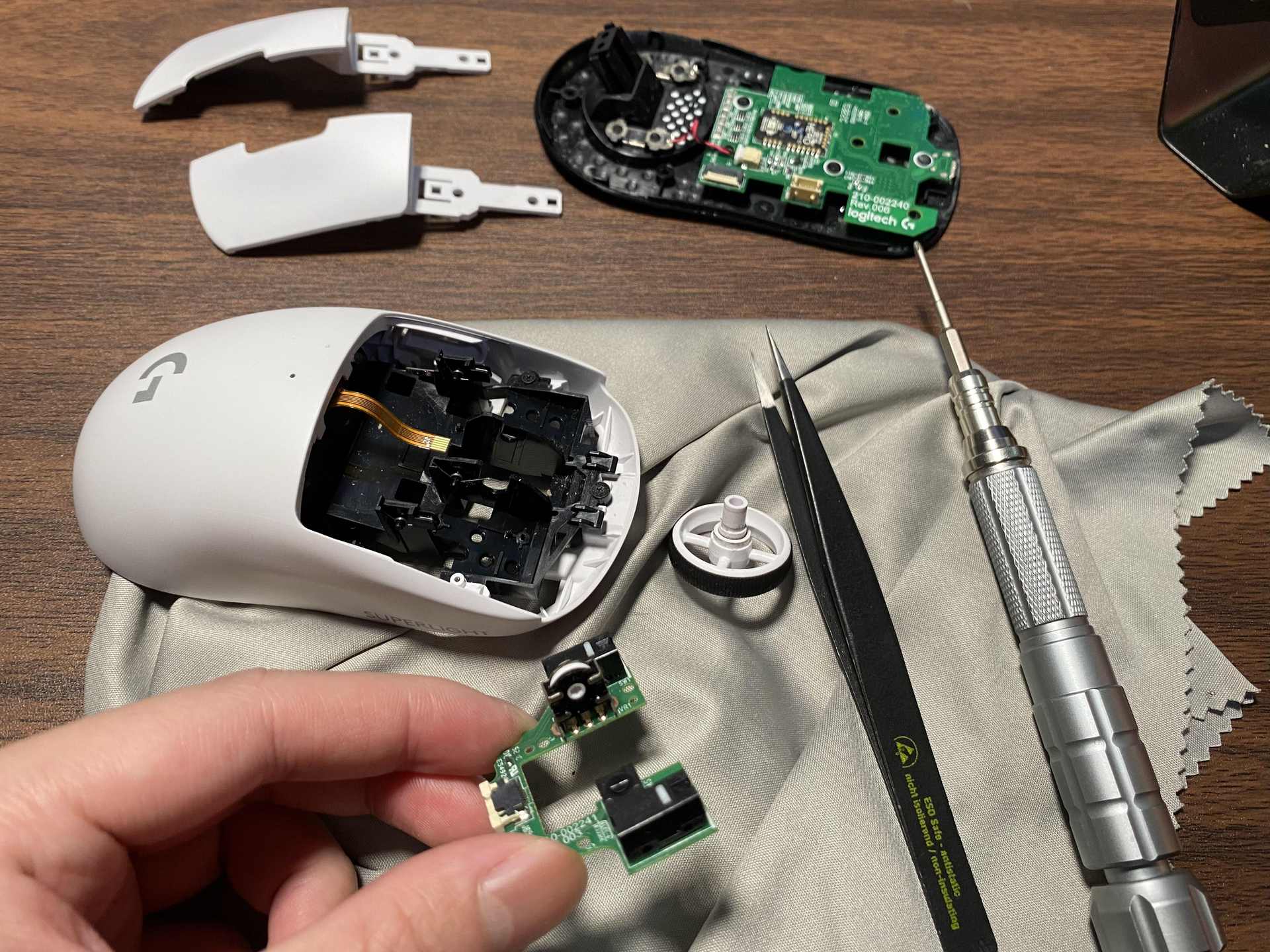 【心得】羅技 superlight TTC金輪編碼器更換心得 @電腦應用綜合討論 哈啦板 - 巴哈姆特