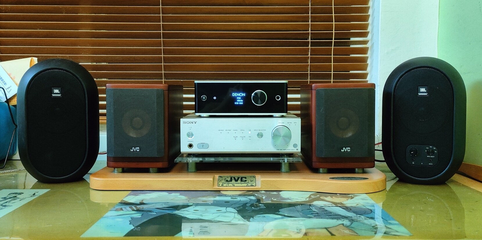 【閒聊】第一次的被動音響 古早jvc木振膜喇叭 jvc ex-a1 @影音視聽討論區 哈啦板 - 巴哈姆特