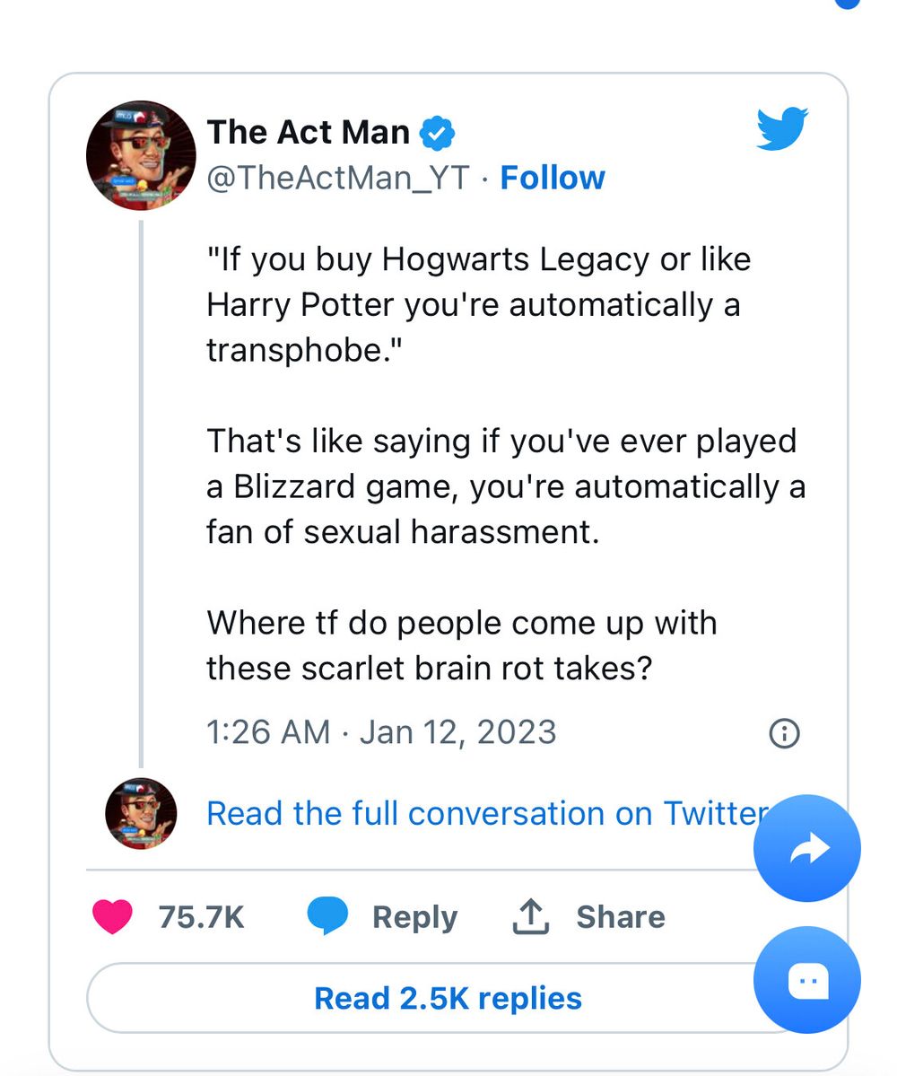 【情報】LGBTQ實況主發起《霍格華茲的傳承》抵制行動，稱玩遊戲就是支持JK羅琳 @PS5 / PlayStation5 哈啦板 - 巴哈姆特