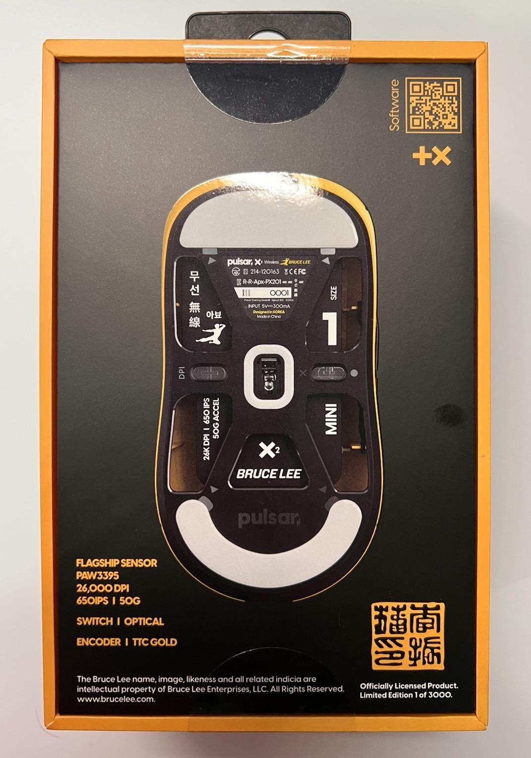 【心得】Pulsar X2 Mini 無線電競滑鼠李小龍聯名限量版 Pulsar X2 Mini Gaming Mouse Bruce Lee ...