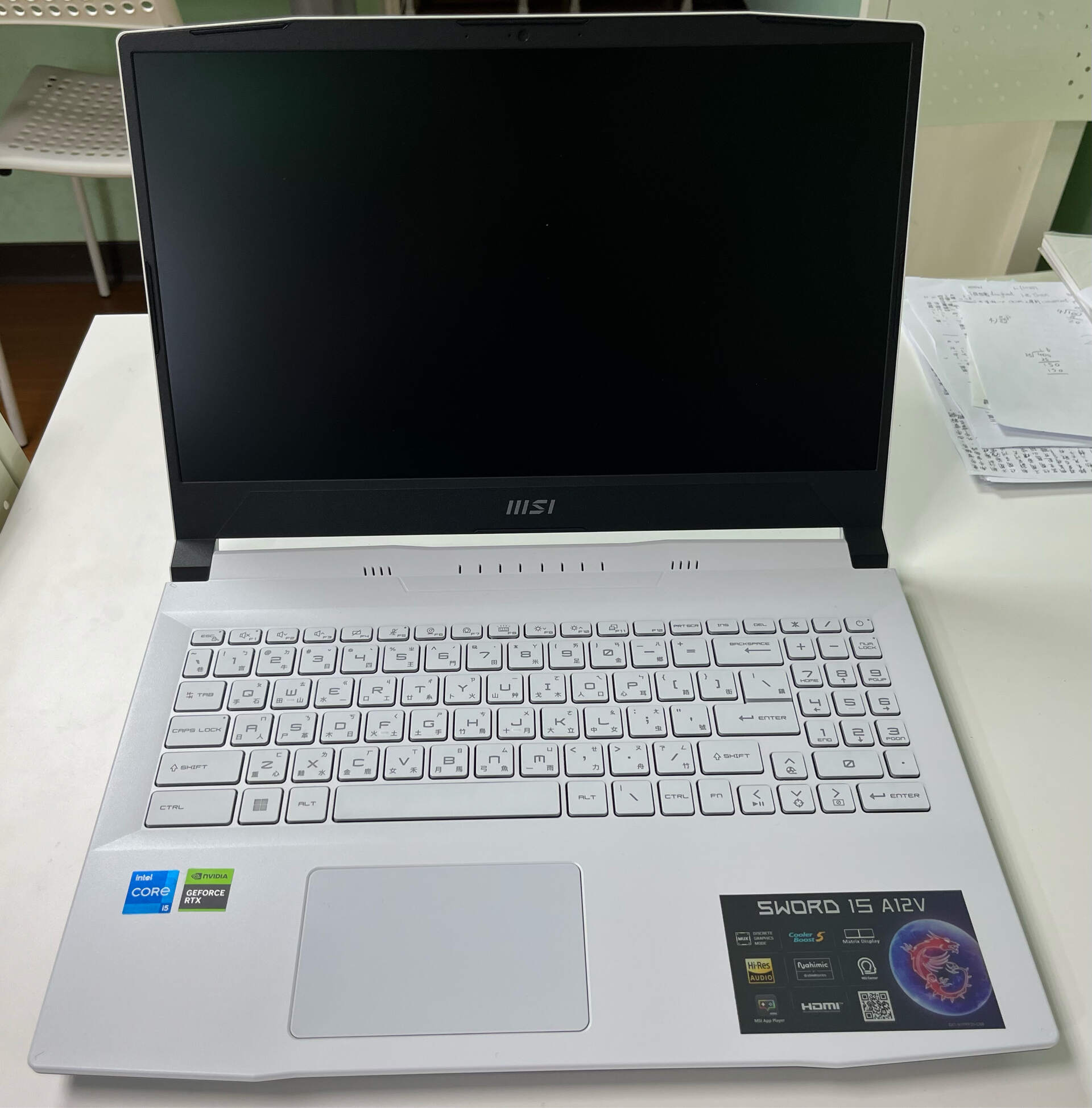 [出售] MSI SWORD 15 最新4050顯卡 搭配I5-12450H 02/23購入 @ACG二手交易板 哈啦板 - 巴哈姆特