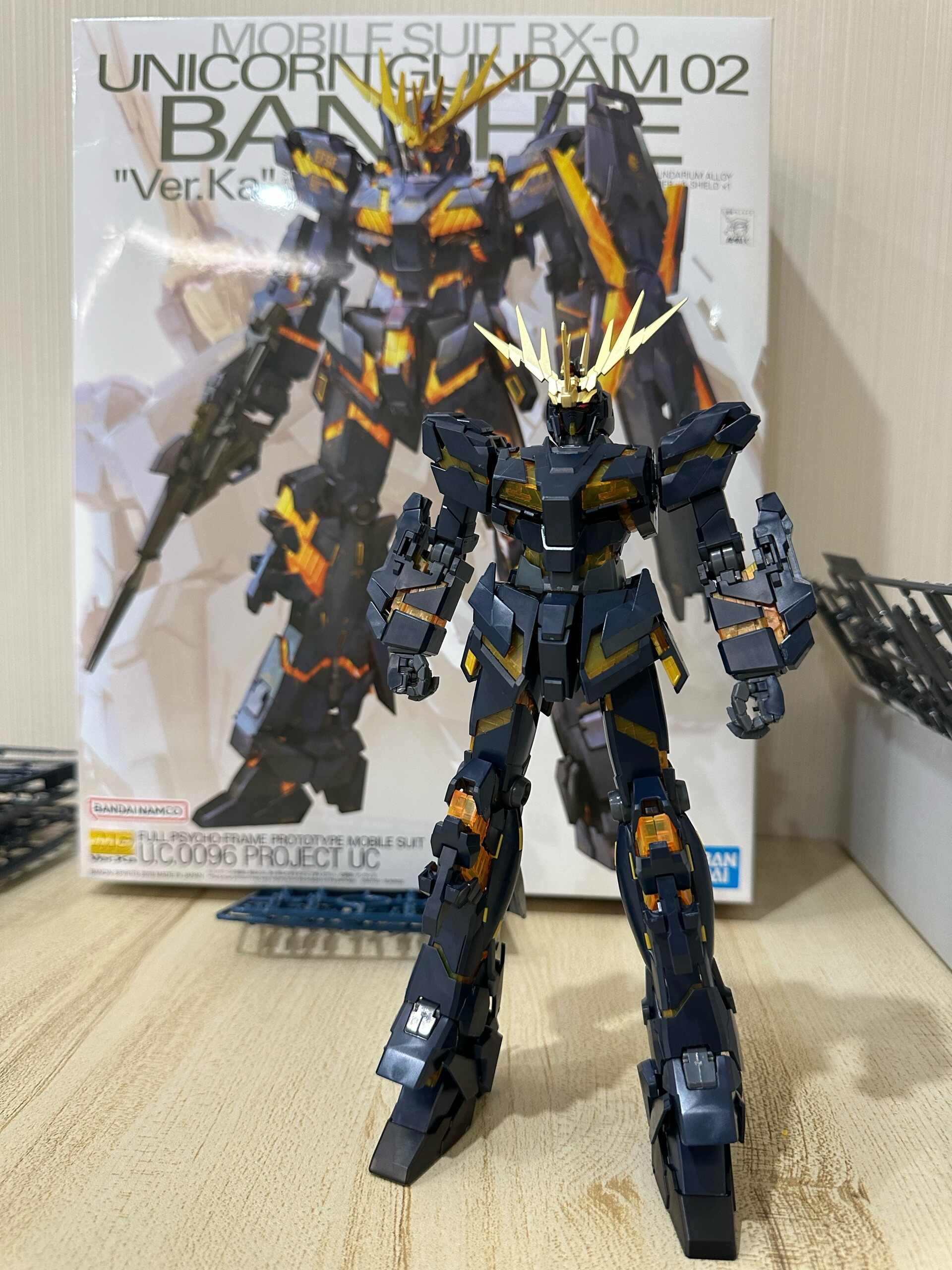 【心得】素組 MG 1/100 Ver.Ka 獨角獸2號機 報喪女妖 @鋼彈 哈啦板 - 巴哈姆特