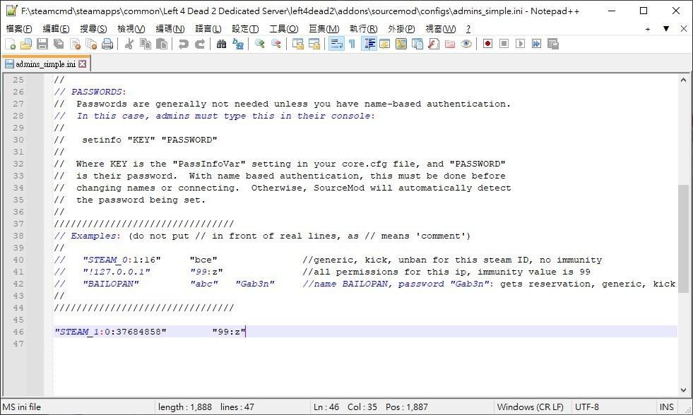 SourceMod 安裝教學（2023/2/21 更新） - s9780008的創作 - 巴哈姆特