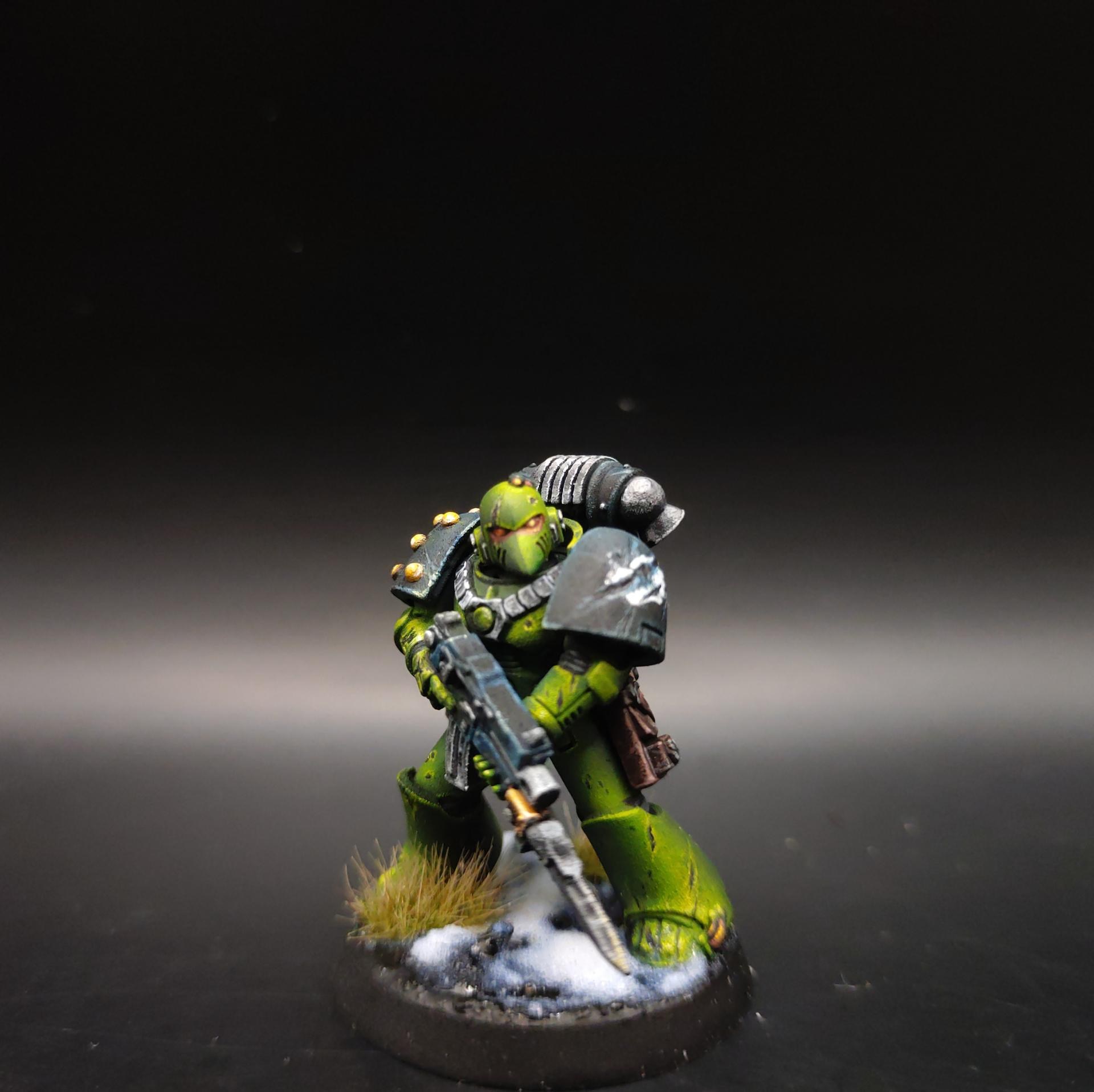 【心得】火蜥蜴 MK6 微戰損-作品分享 @戰鎚：40K 系列（Warhammer:40000） 哈啦板 - 巴哈姆特