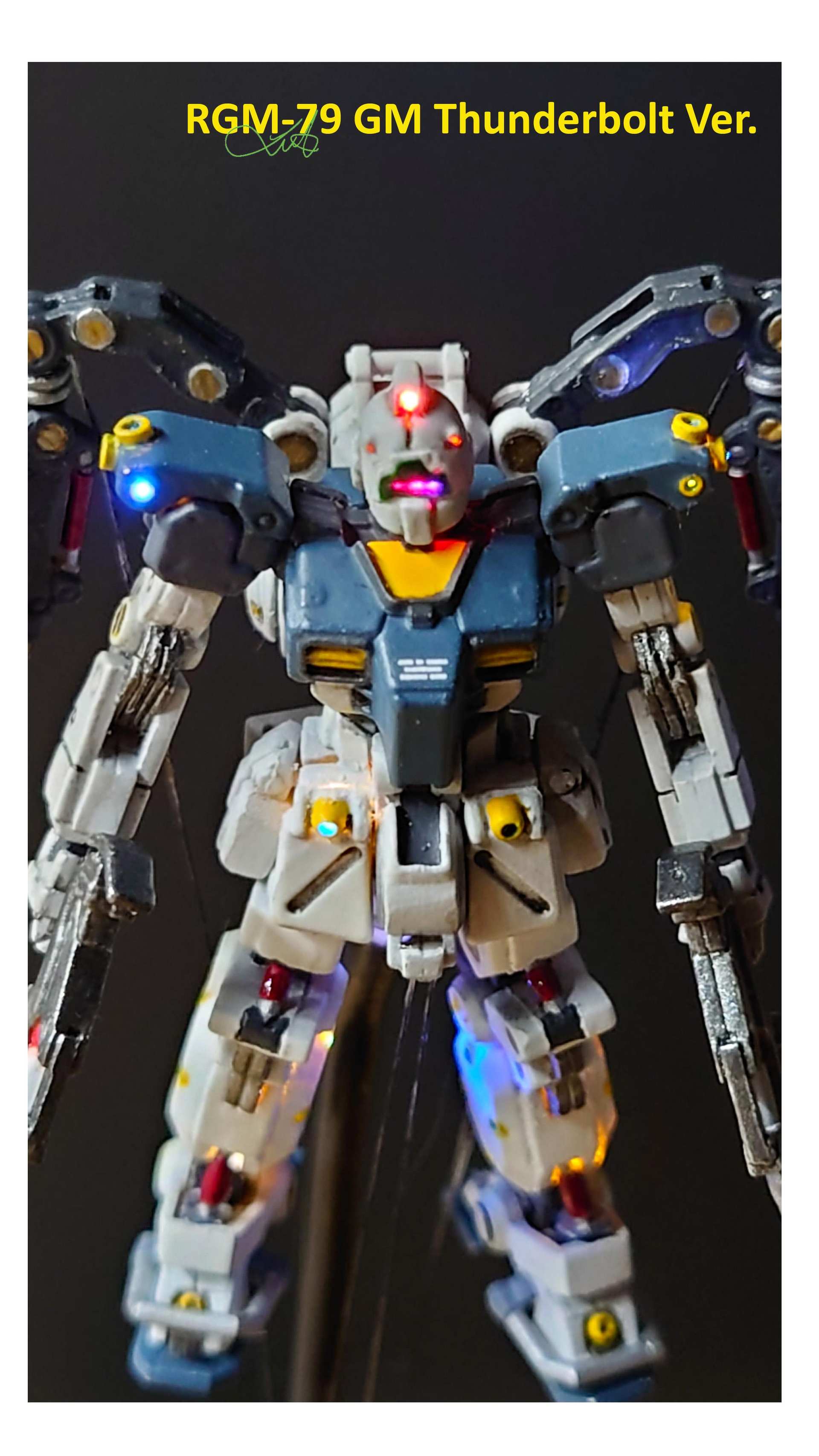 【作品分享】Gundam Artifact II - RGM-79 GM Thunderbolt 電改 @模型技術與資訊 哈啦板 - 巴哈姆特