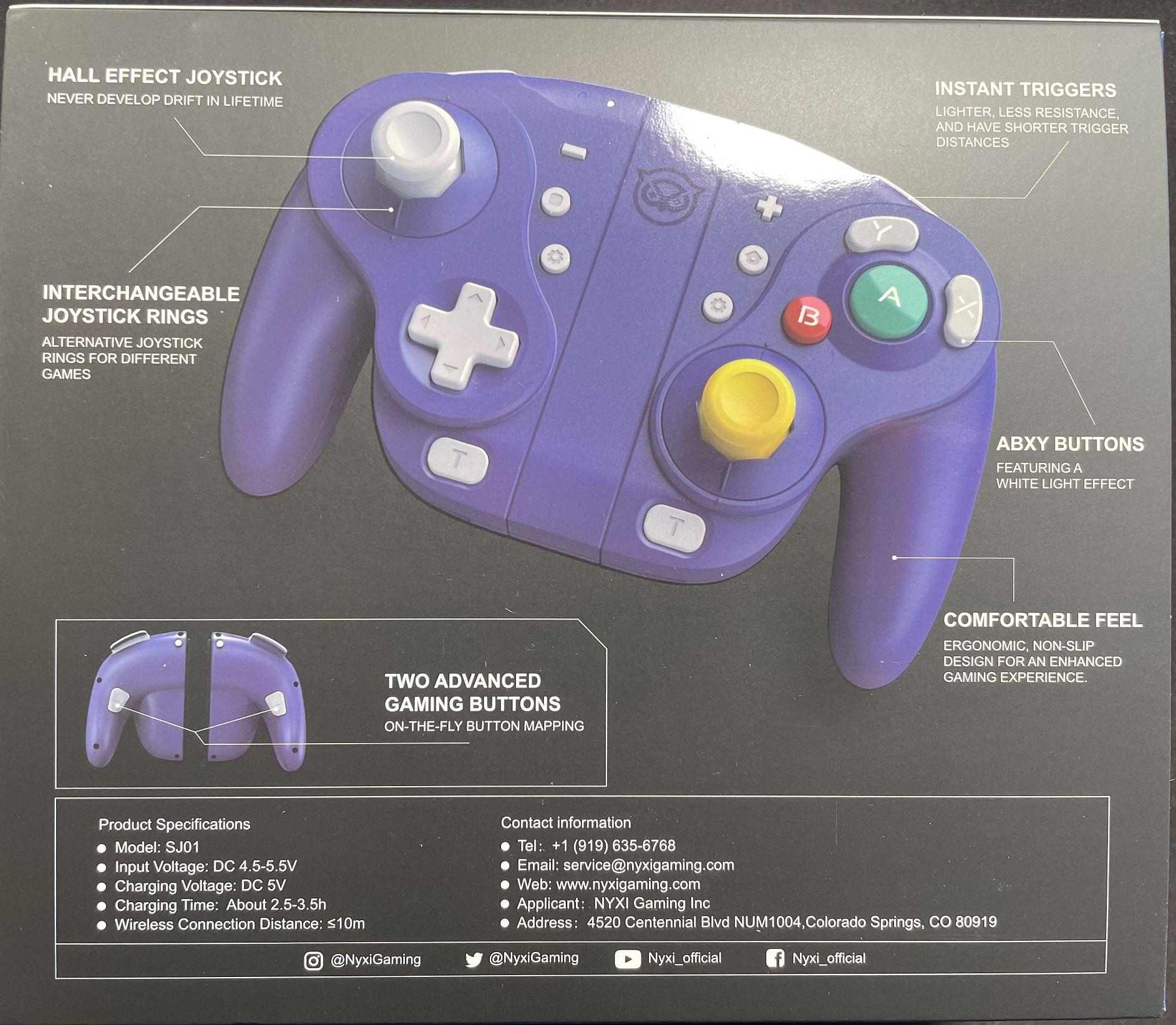 【其他】NS GAMECUBE造型 副廠手把購入分享 NYXI + RETROFLAG @NS / Nintendo Switch 哈啦板 ...