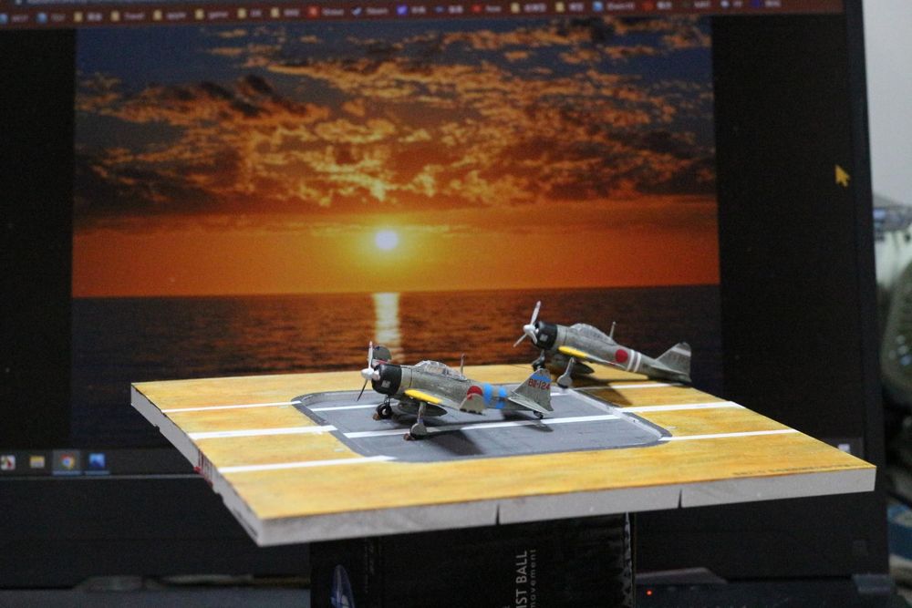 【心得】1/144 零戰21型 + 飛行甲板 @模型技術與資訊 哈啦板 - 巴哈姆特