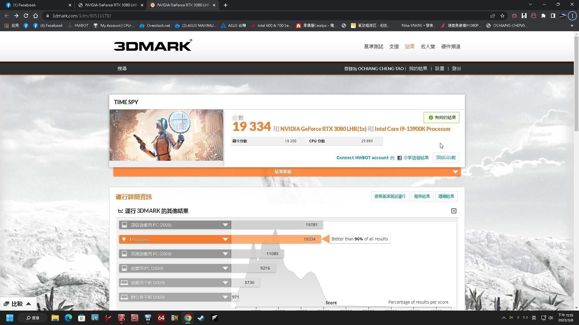 【問題】3080 3DMark跑分 @電腦應用綜合討論 哈啦板 - 巴哈姆特