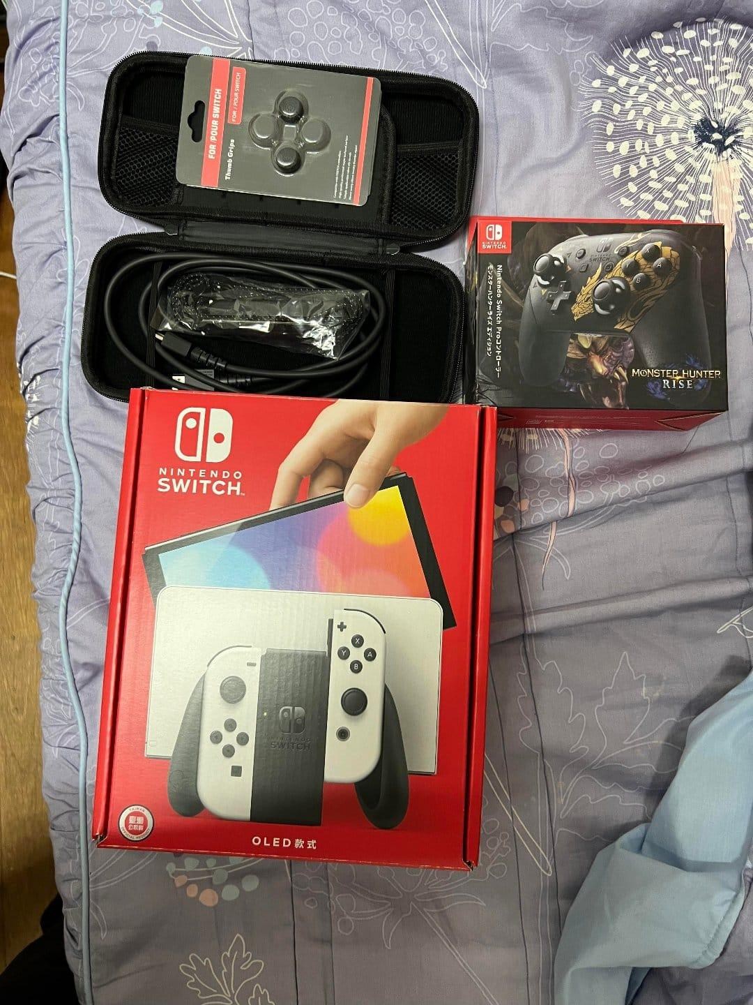 【閒聊】[出售]Switch OLED版主機 +魔物獵人崛起 pro控制器(一起出售) @ACG二手交易板 哈啦板 - 巴哈姆特