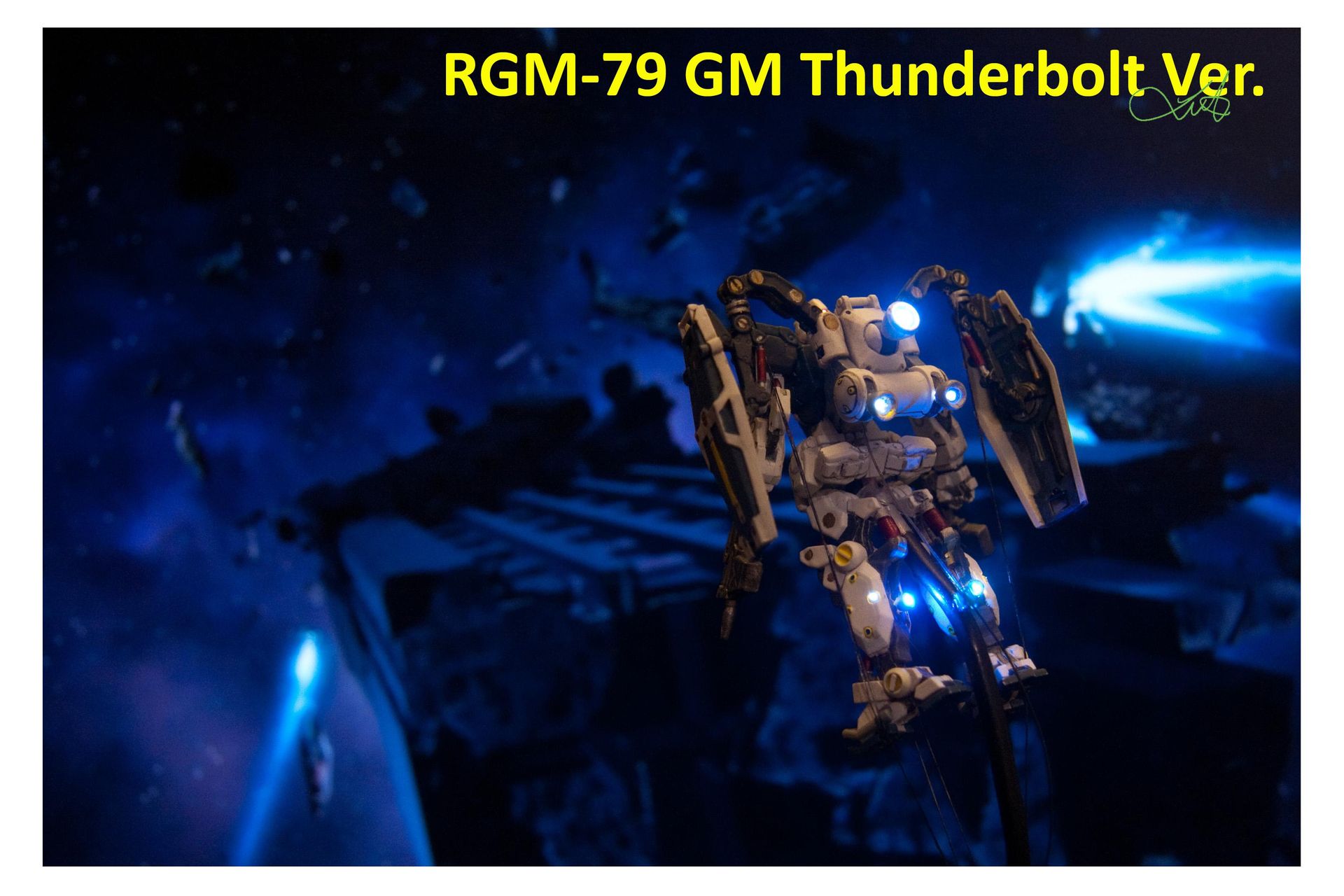 【作品分享】Gundam Artifact II - RGM-79 GM Thunderbolt 電改 @模型技術與資訊 哈啦板 - 巴哈姆特