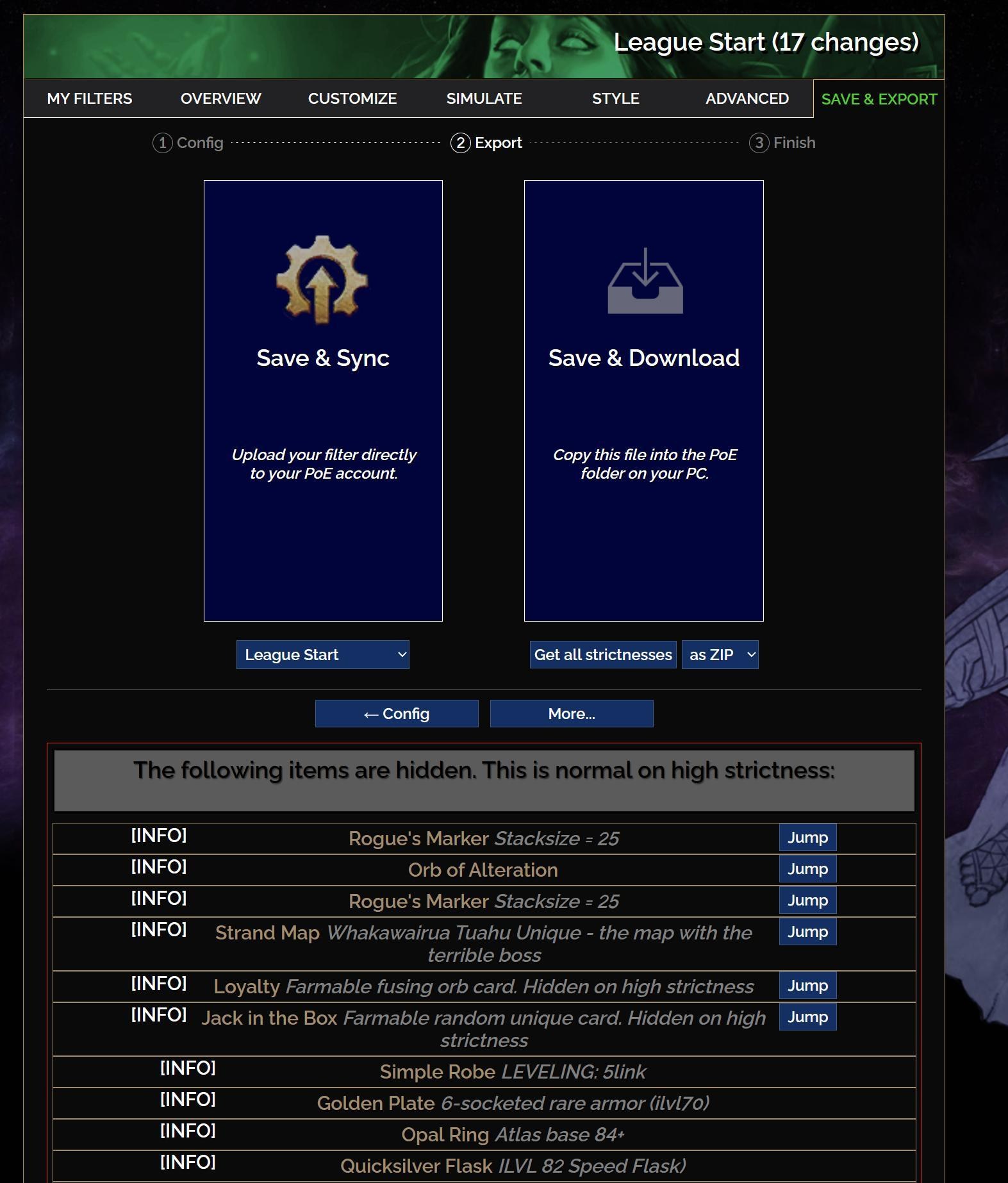 【心得】3.21 Crucible 熔爐 NeverSink 過濾器介紹 提升刷圖效率的好幫手 @流亡黯道 Path of Exile 哈啦板 - 巴哈姆特