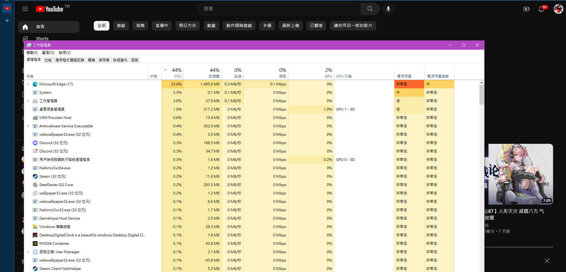 【問題】最近edge 特別猖狂的問題 @電腦應用綜合討論 哈啦板 - 巴哈姆特