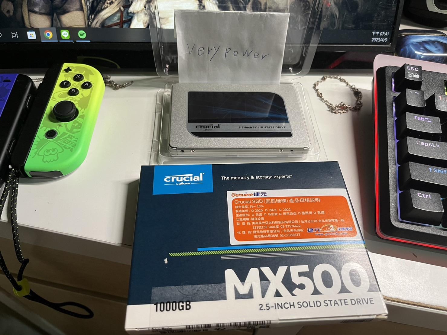 [出售] 美光SSD硬碟 Micron MX500 1TB @ACG二手交易板 哈啦板 - 巴哈姆特