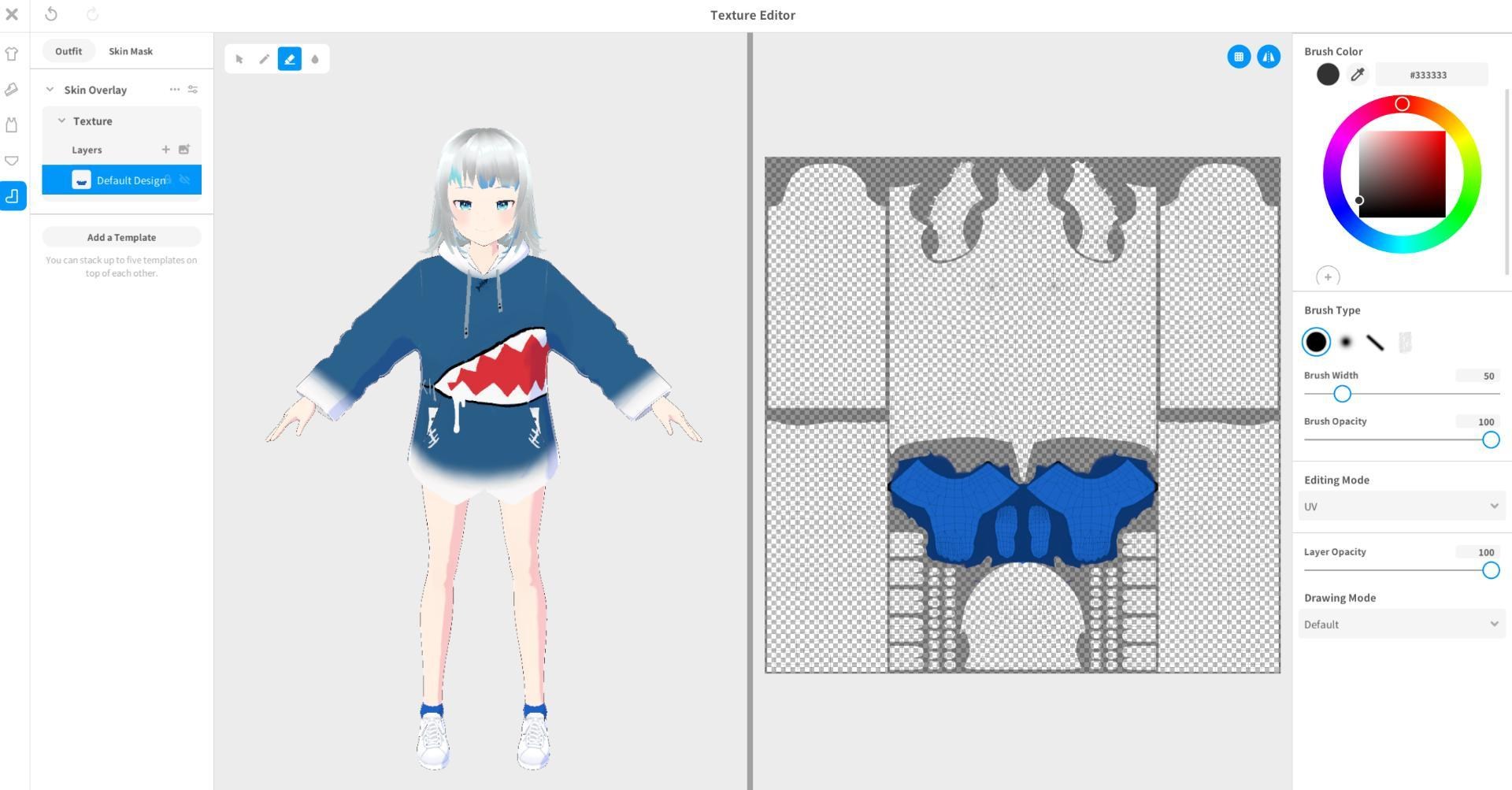 [VRoid studio] Gura_3D 模型練習過程+Vroid mobile使用 - l1a2yyyy的創作 - 巴哈姆特