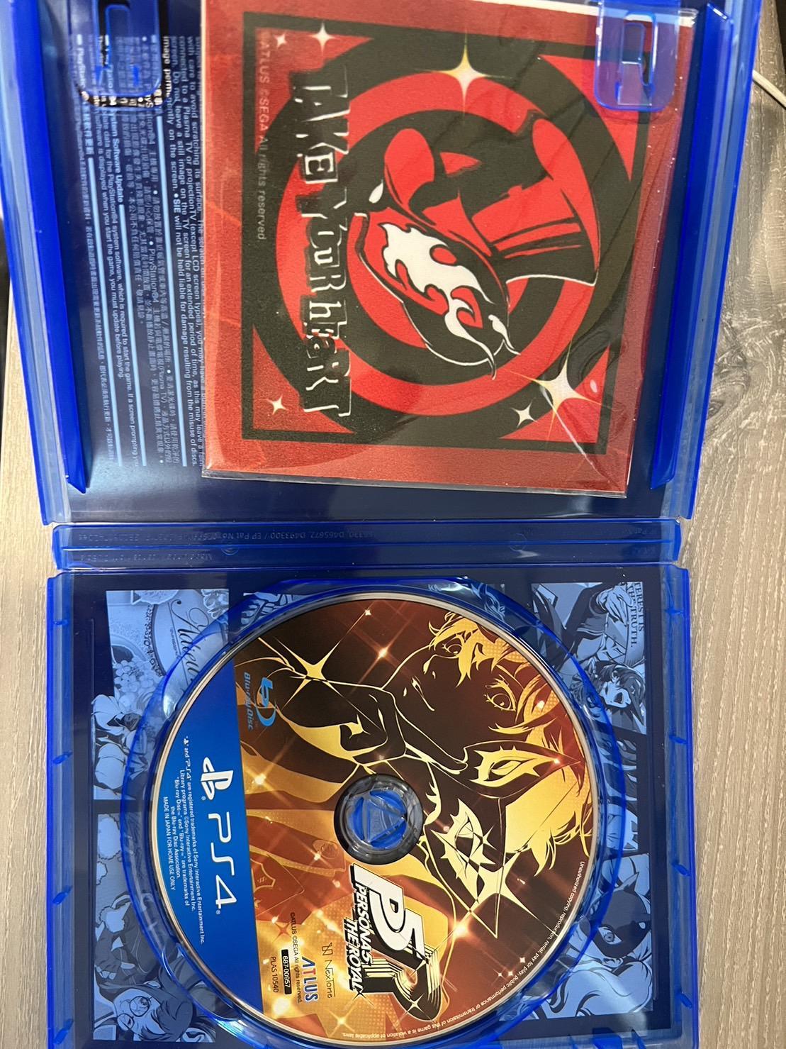 【出售】PS4 P5R 女神異聞錄5皇家版 @ACG二手交易板 哈啦板 - 巴哈姆特