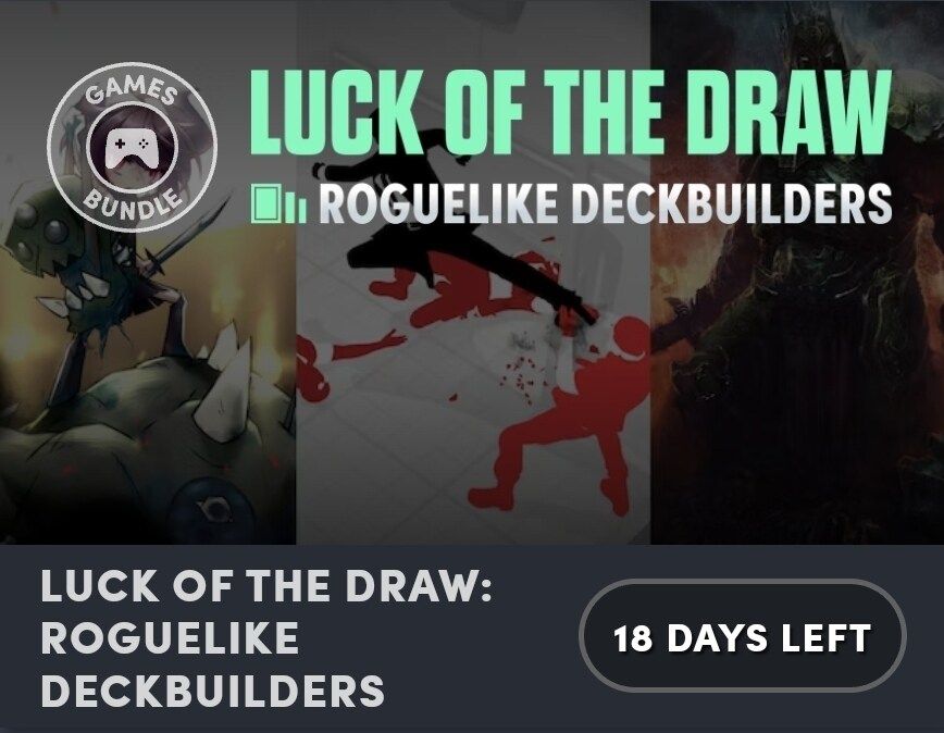 【情報】Humble Bundle 新Rouge卡牌捆包-Luck of The Draw @Steam 綜合討論板 哈啦板 - 巴哈姆特