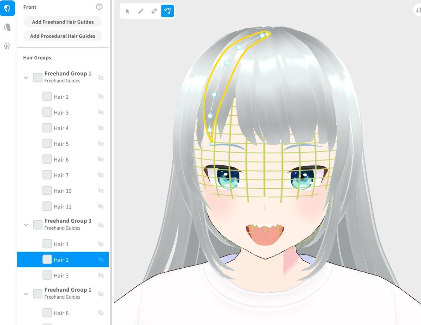[VRoid studio] Gura_3D 模型練習過程+Vroid mobile使用 - l1a2yyyy的創作 - 巴哈姆特