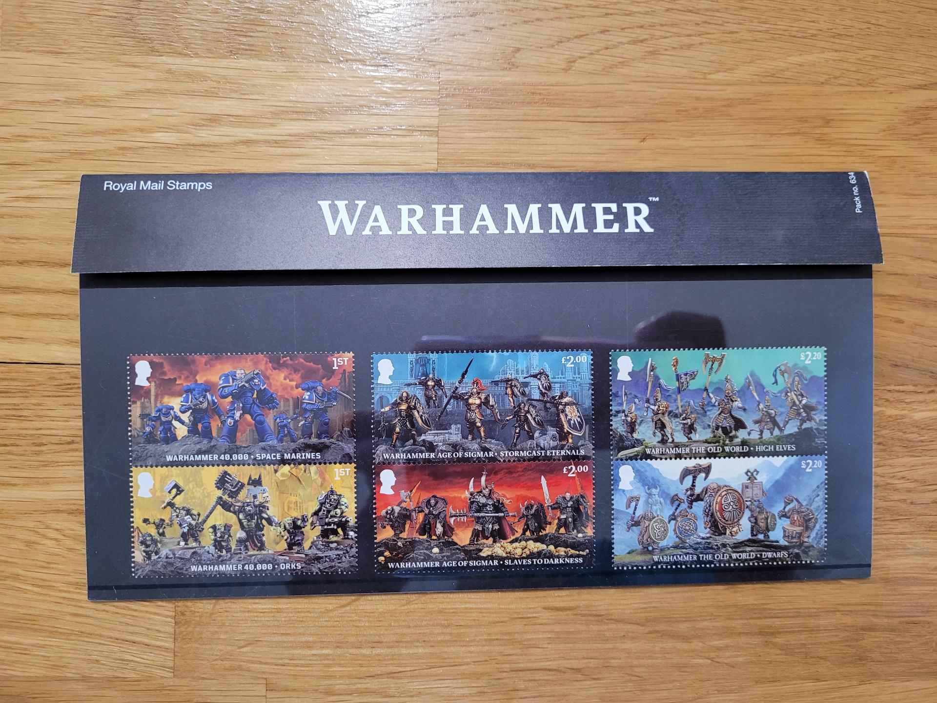 【其他】英國皇家郵政 X Games Workshop 戰錘40週年紀念郵票 @戰鎚：40K 系列（Warhammer:40000） 哈啦板 ...