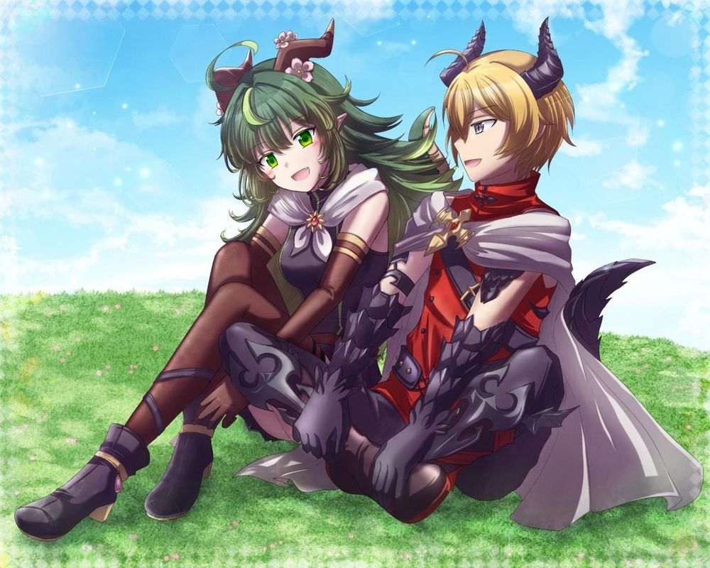 【繪圖】這次火土龍小倆口真的太香了 @守望傳說 Guardian Tales 哈啦板 - 巴哈姆特