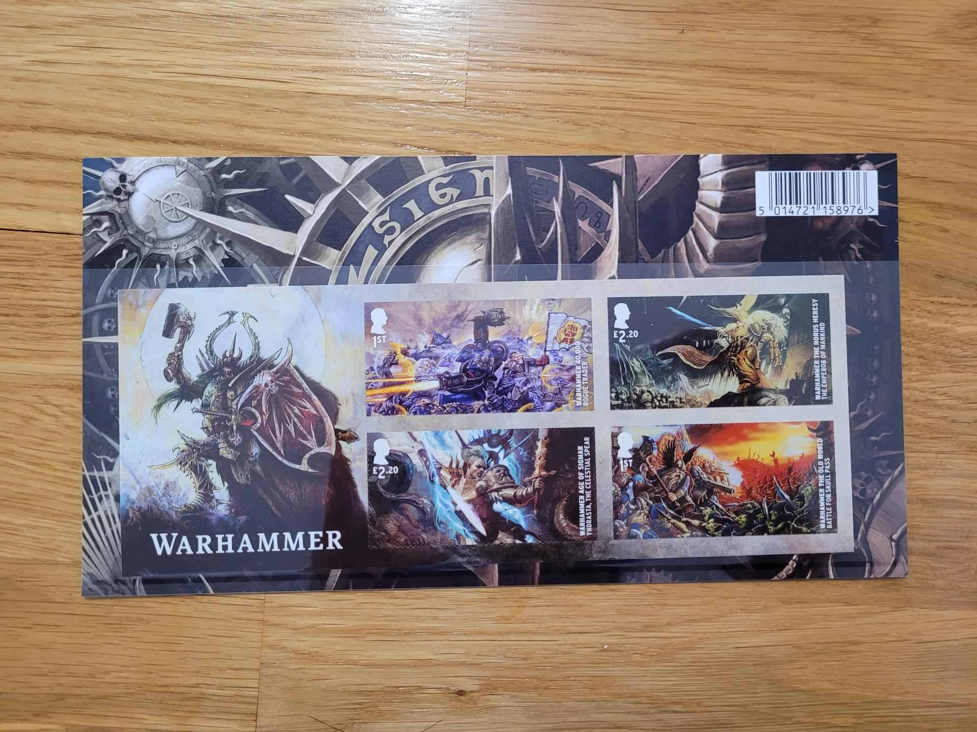【其他】英國皇家郵政 X Games Workshop 戰錘40週年紀念郵票 @戰鎚：40K 系列（Warhammer:40000） 哈啦板 ...