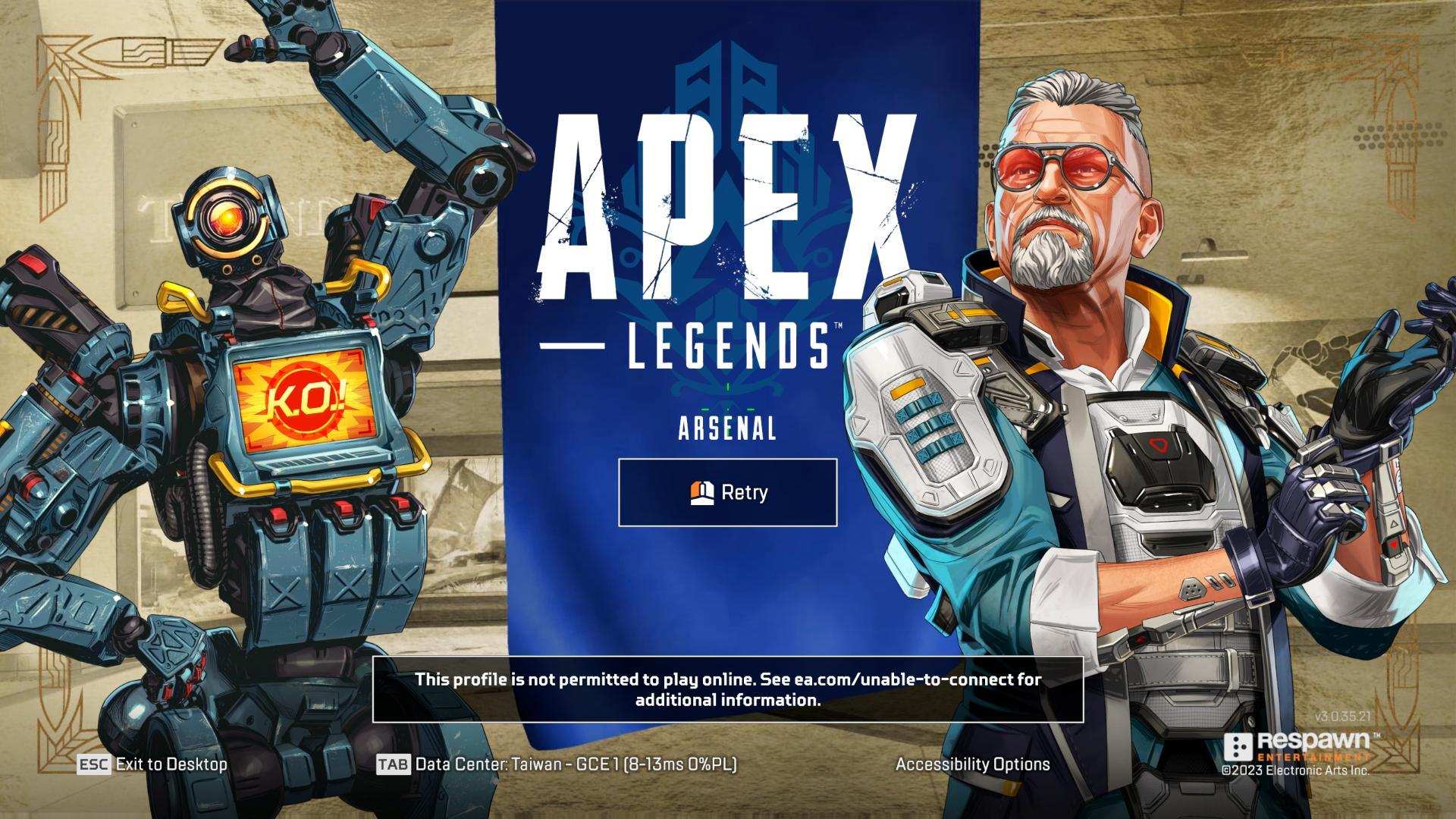 【問題】此設定檔不准許線上遊戲 @APEX 英雄 哈啦板 - 巴哈姆特