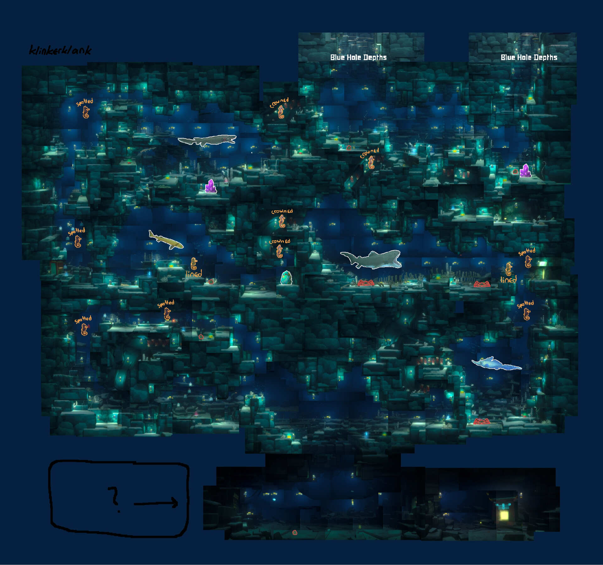 【攻略】地圖分享 海馬位置 @潛水員戴夫 哈啦板 - 巴哈姆特