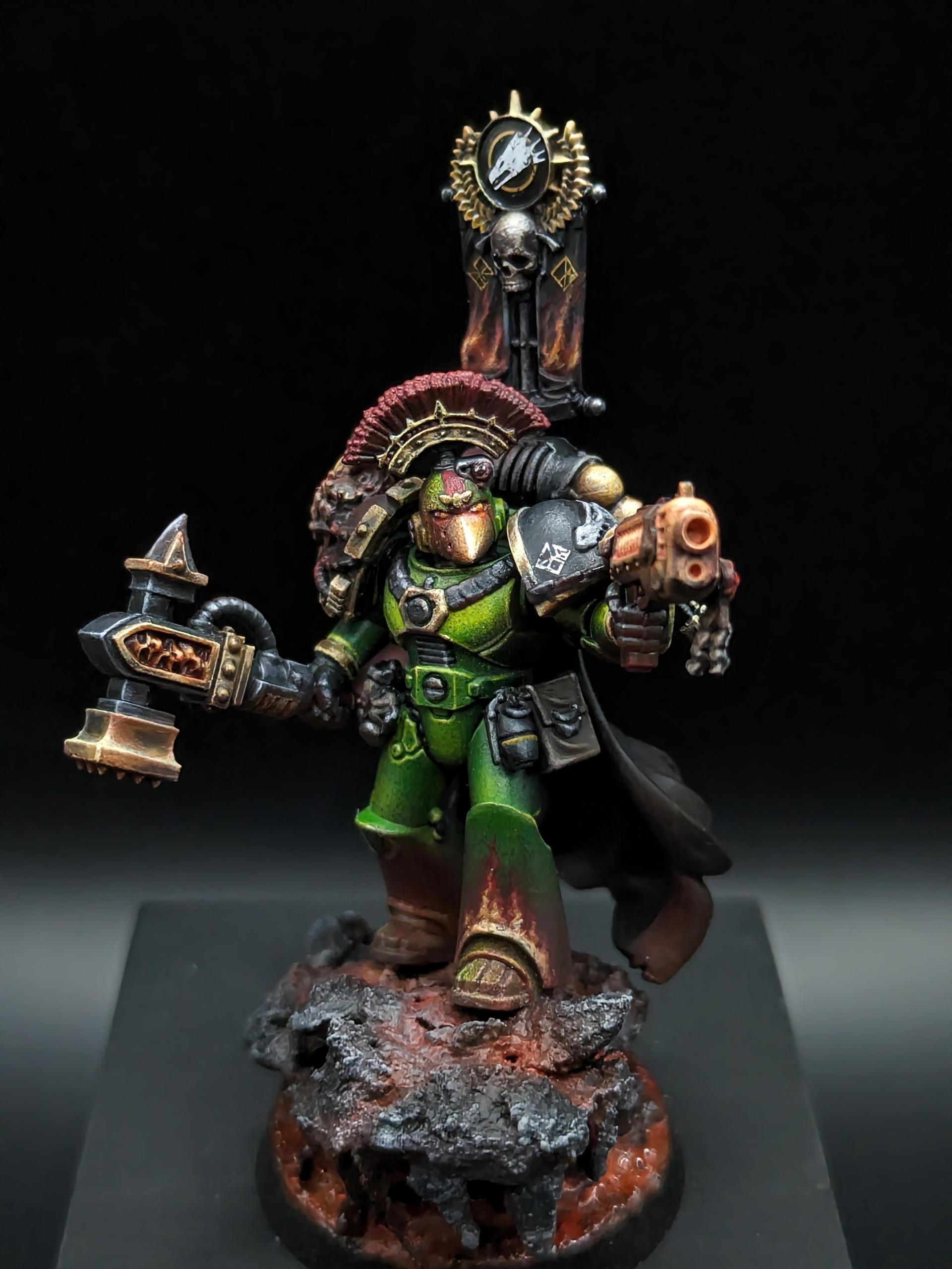 【心得】火蜥蜴 星際戰士 mk6型 執政官 warhammer 40000 salamanders mk6 作品分享 @戰鎚：40K 系列 ...