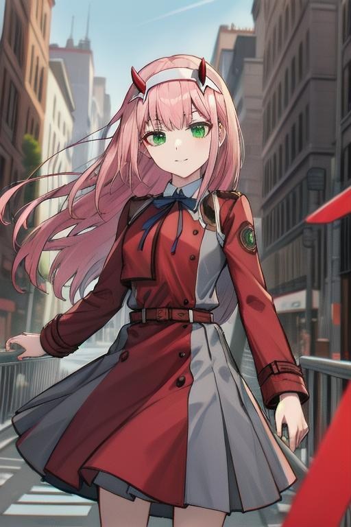 【AI創作】Darling in the Franxx ZeroTwo x Lycoris Recoil 莉可麗絲 - jack04pc的創作 - 巴哈姆特