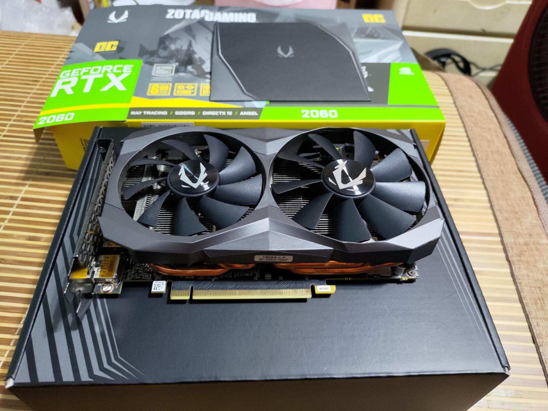【出售】ZOTAC GAMING RTX 2060 OC 6GB 顯示卡 @ACG二手交易板 哈啦板 - 巴哈姆特