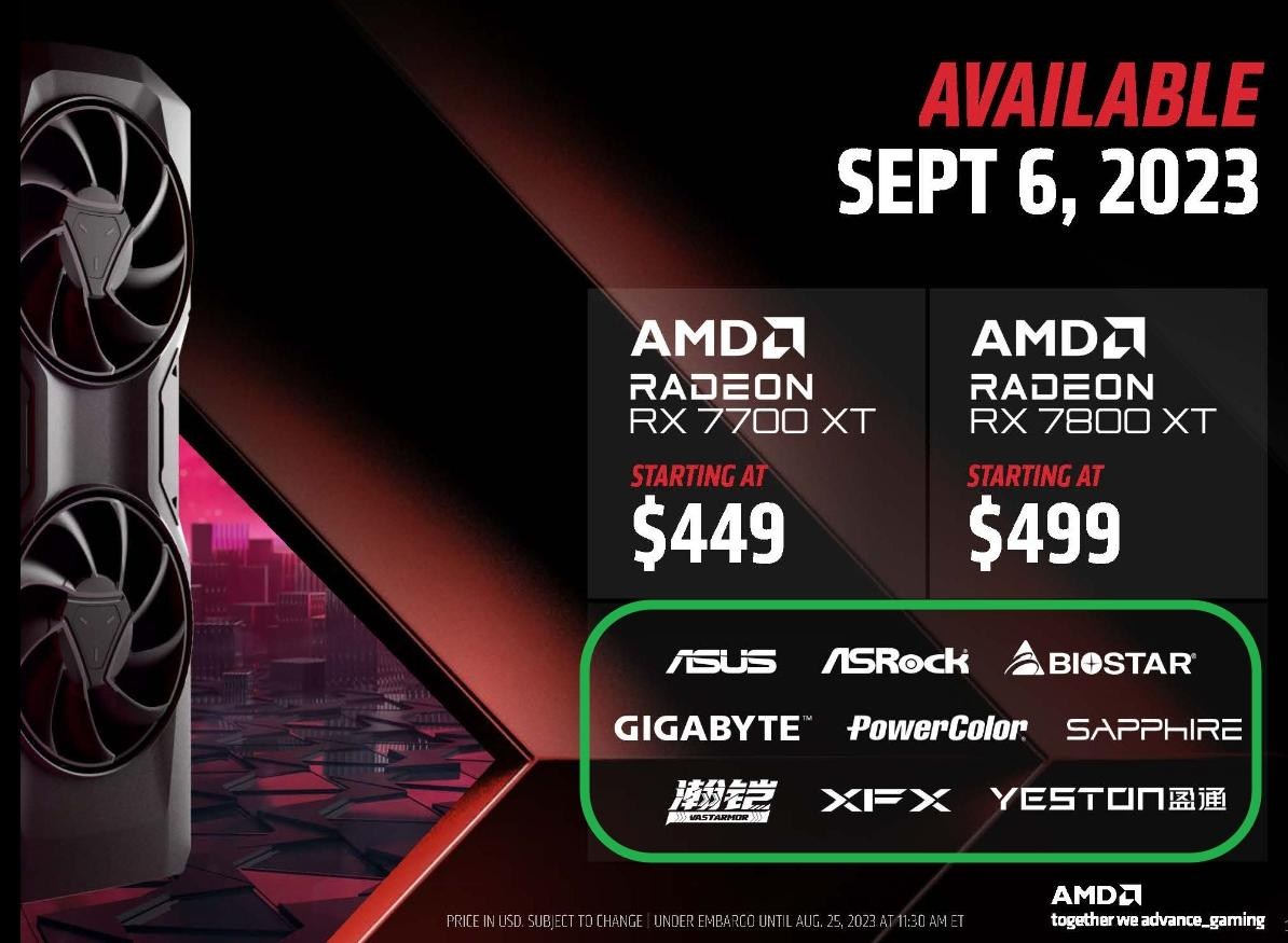 【情報】AMD 7700XT + 7800XT 售價公布 (首批沒有微星) @電腦應用綜合討論 哈啦板 - 巴哈姆特