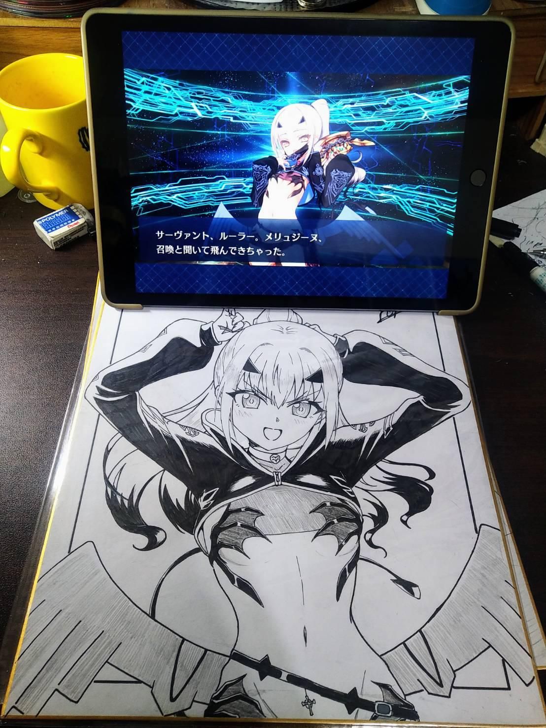 【繪圖】泳裝美露莘 @Fate/Grand Order 哈啦板 - 巴哈姆特